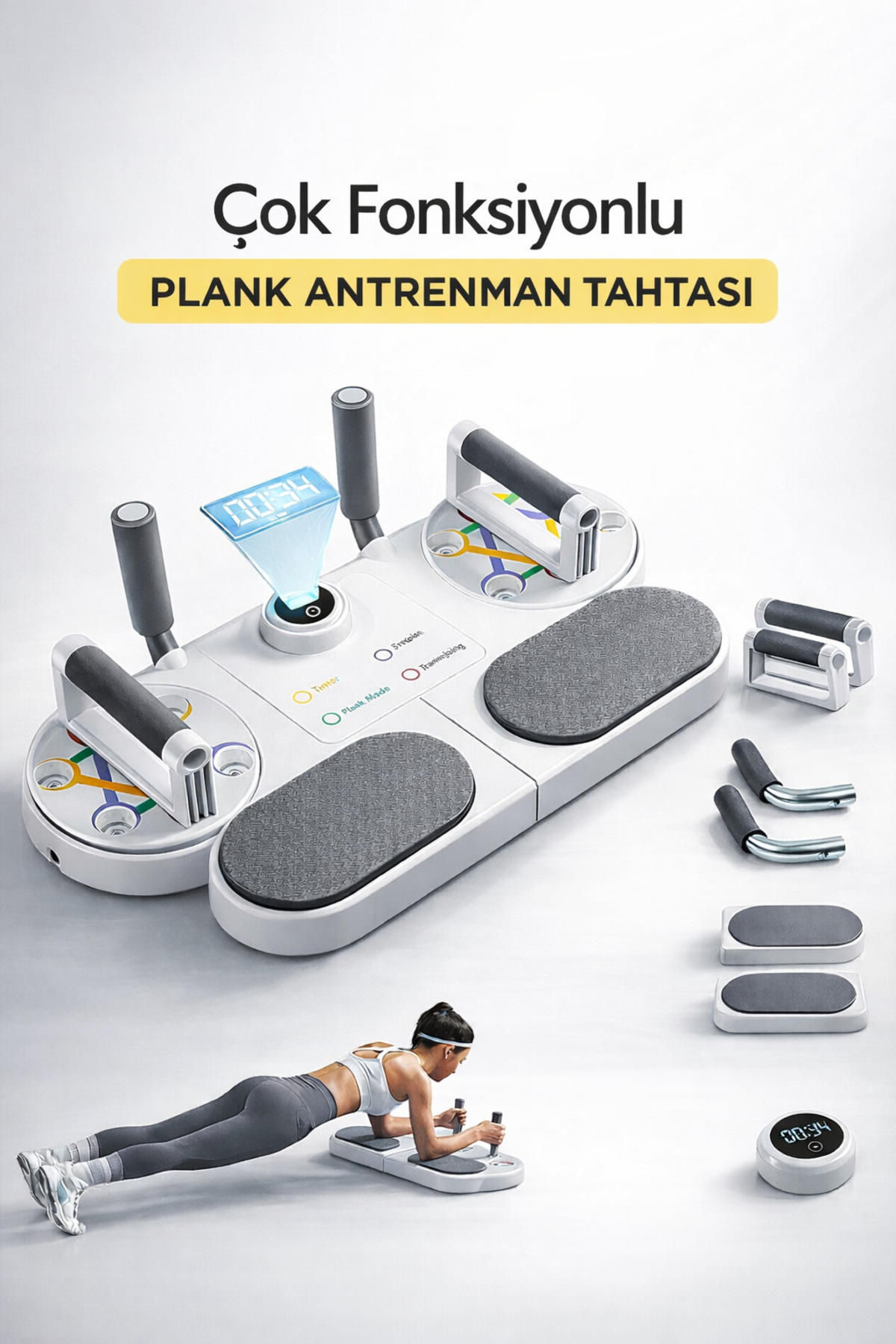 ESTİ Çok Fonksiyonlu Şınav & Plank Egzersiz Tahtası – Push Up Board Tam ...