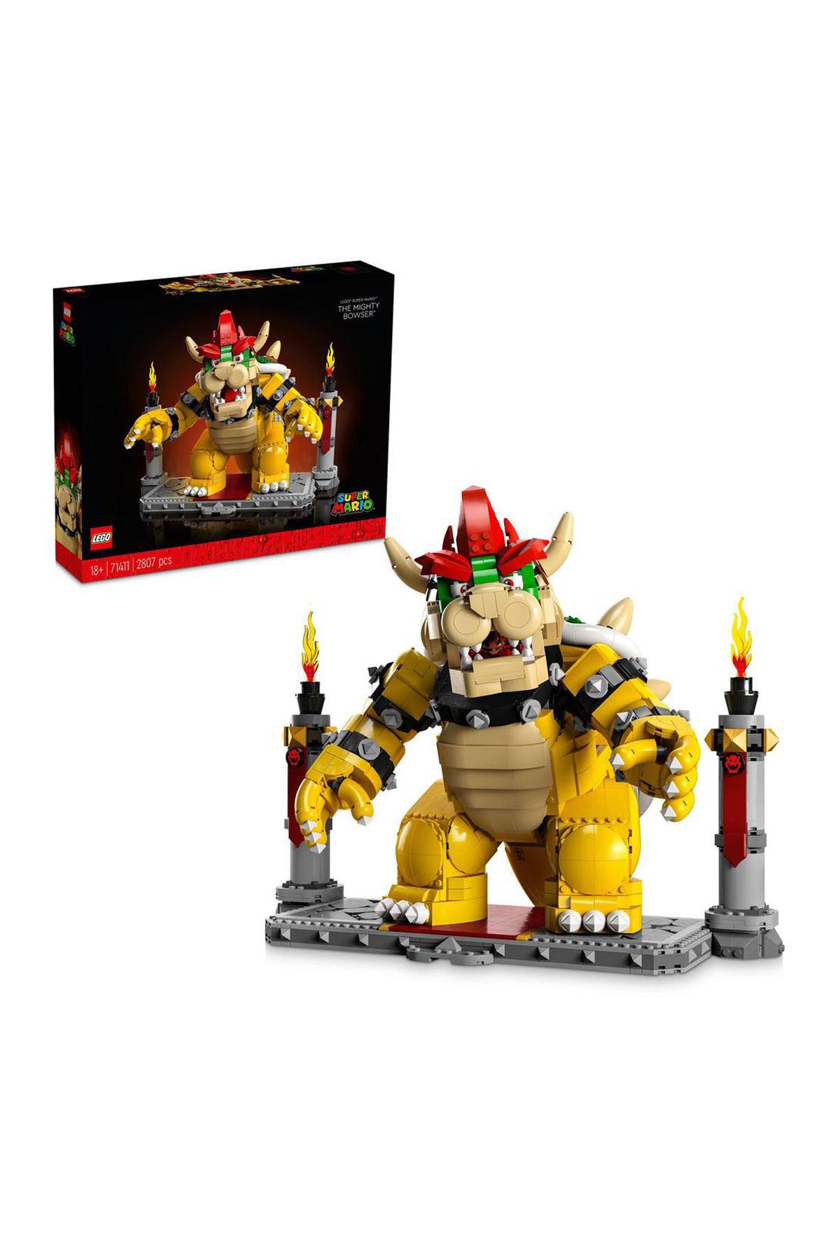 LEGO Super Mario The Mighty Bowser 71411 - Interactive Buildable Figure ...