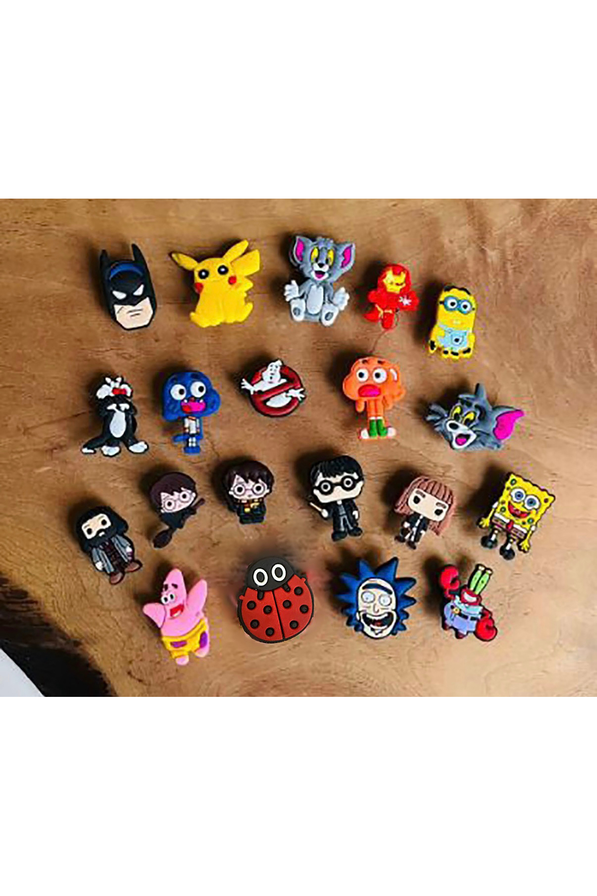 Buki'nin Atölyesi Terlik Süsü 20 Li Set Sünger Bob,Minion,Harry Potter ...