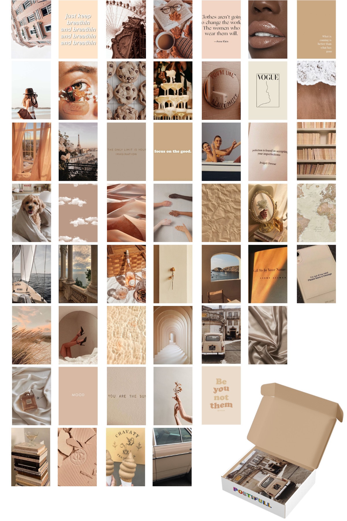 postifull Soft Duvar Posteri Kolaj Set - 50 Adet - Arkası Yapışkanlı ...