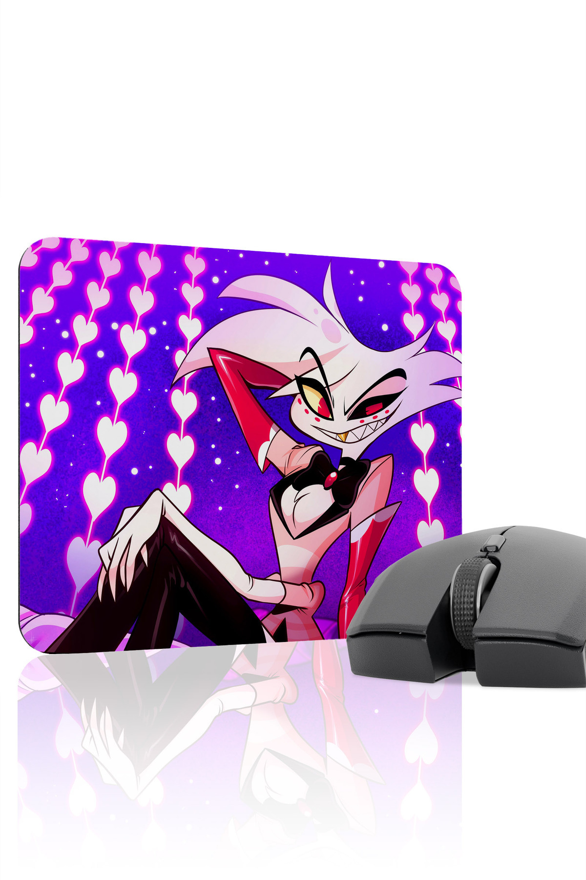 mousepad bastir Hazbin Hotel Αντιολισθητικό Ραμμένο λαστιχένιο mousepad ...