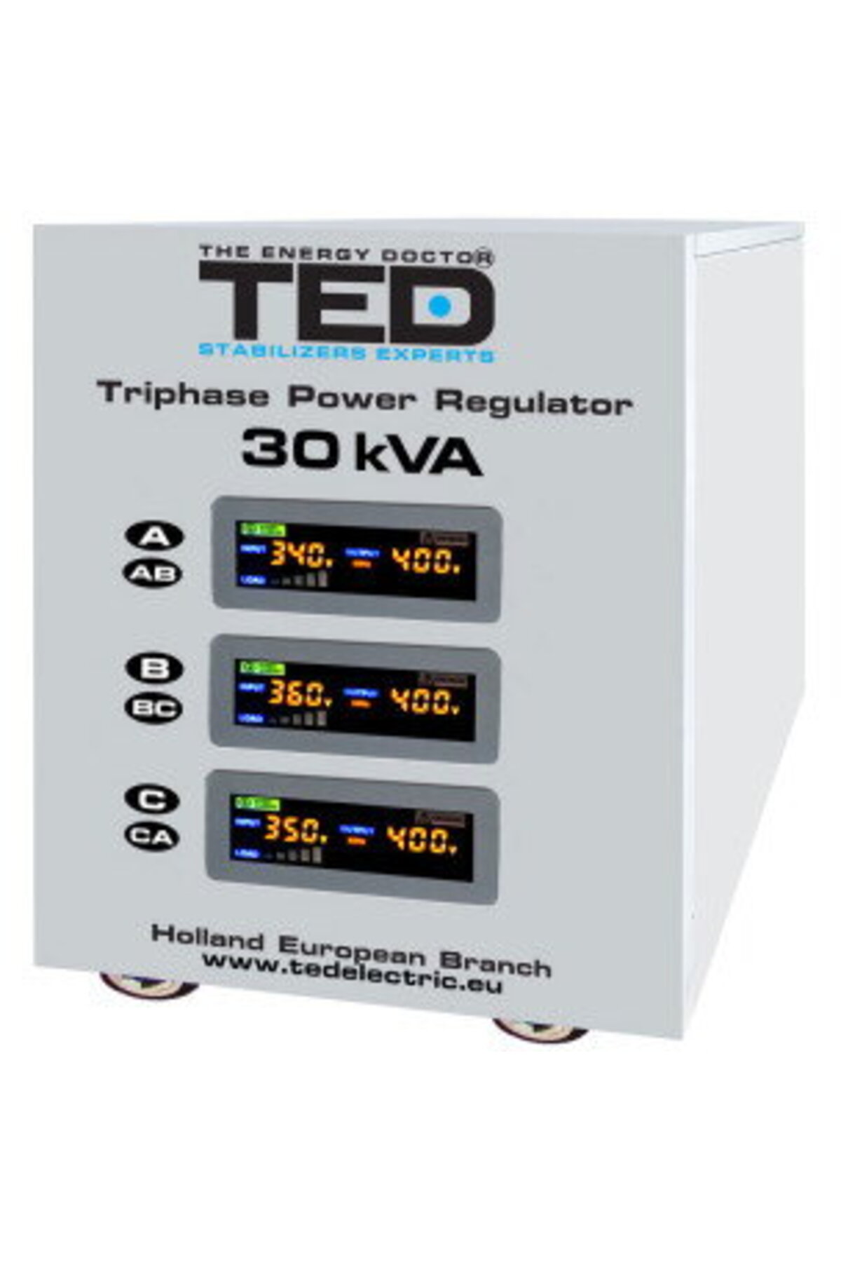 TED Electric Three-phase stabilizer 225V-450V 24KW with ServoMotor and ...