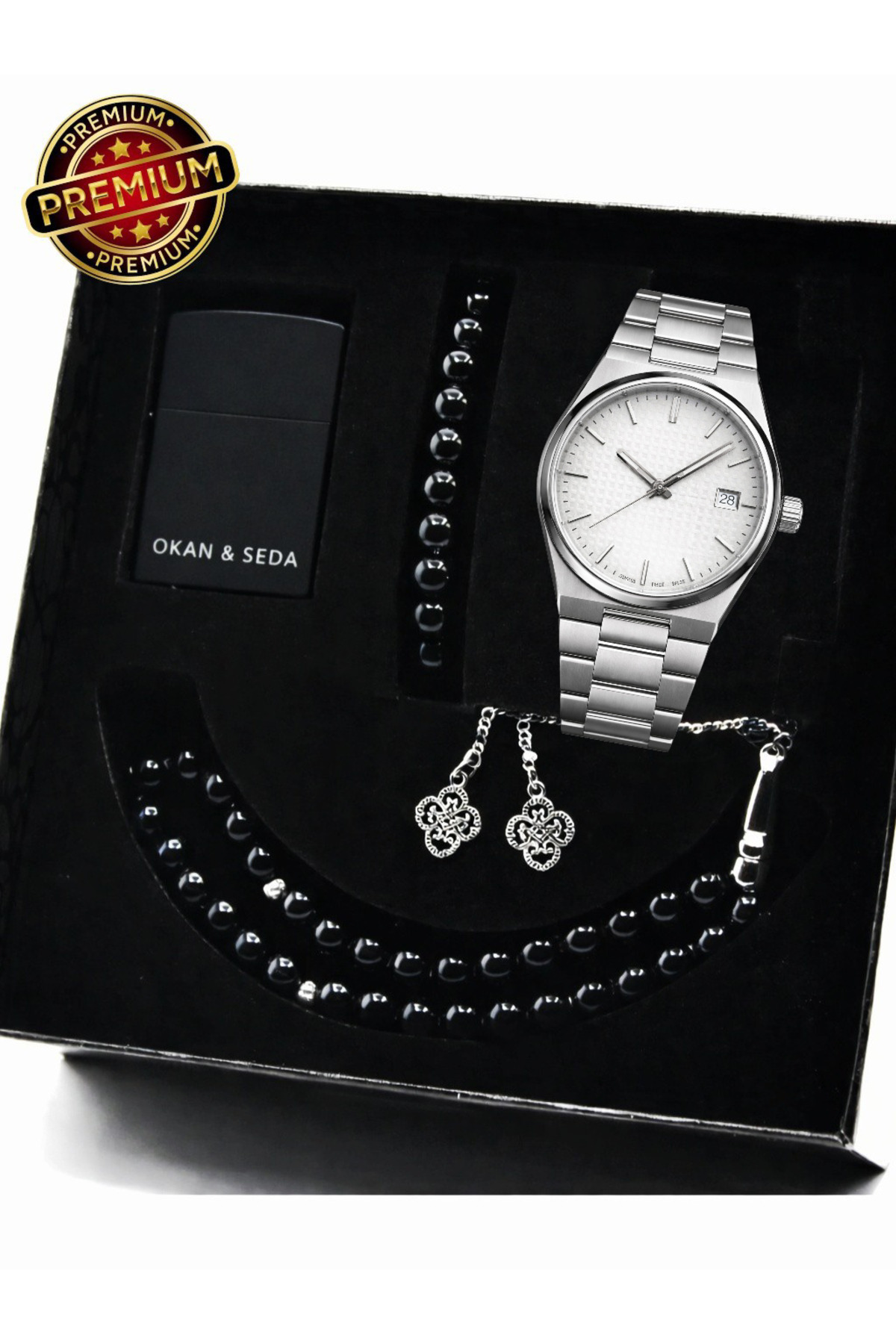 arpat time saat aksesuar PREMIUM ERKEK SAAT SETİ, KİŞİYE ÖZEL. P011 ...