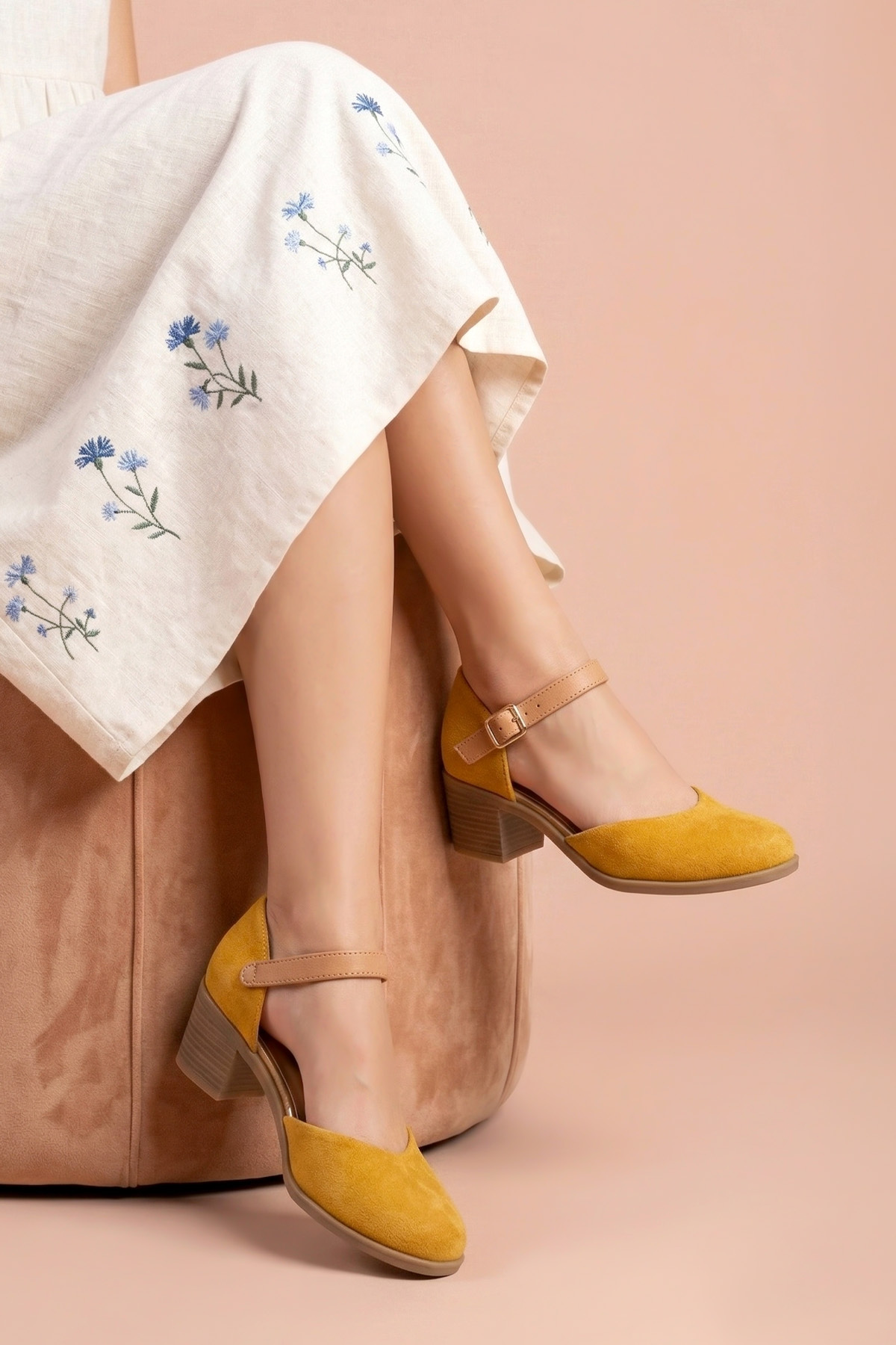 ANALİN SHOES Дамски сандали от естествена кожа с затворени пръсти и ...