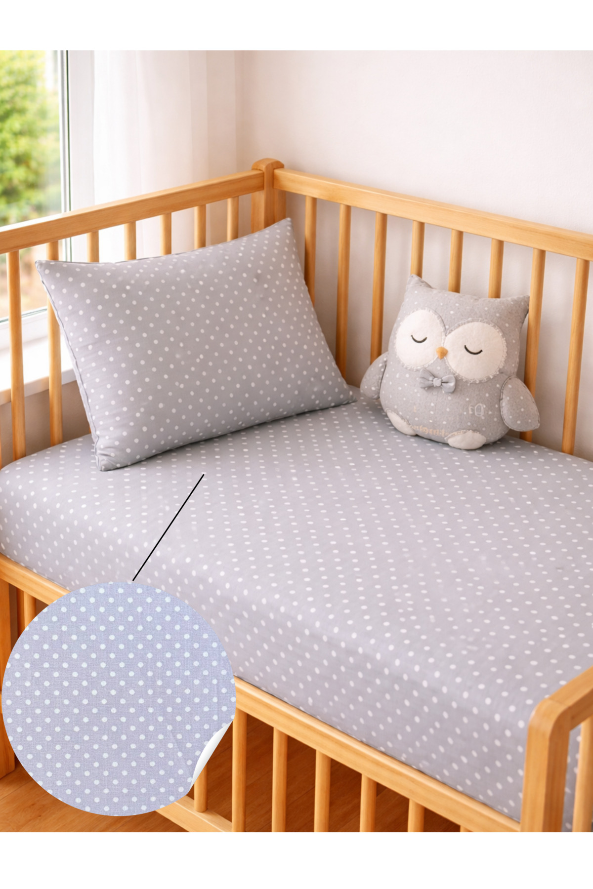 Ozz Baby %100 Pamuk Park Yatak Lastikli Bebek Çarşafı Seti (70X120X15 ...