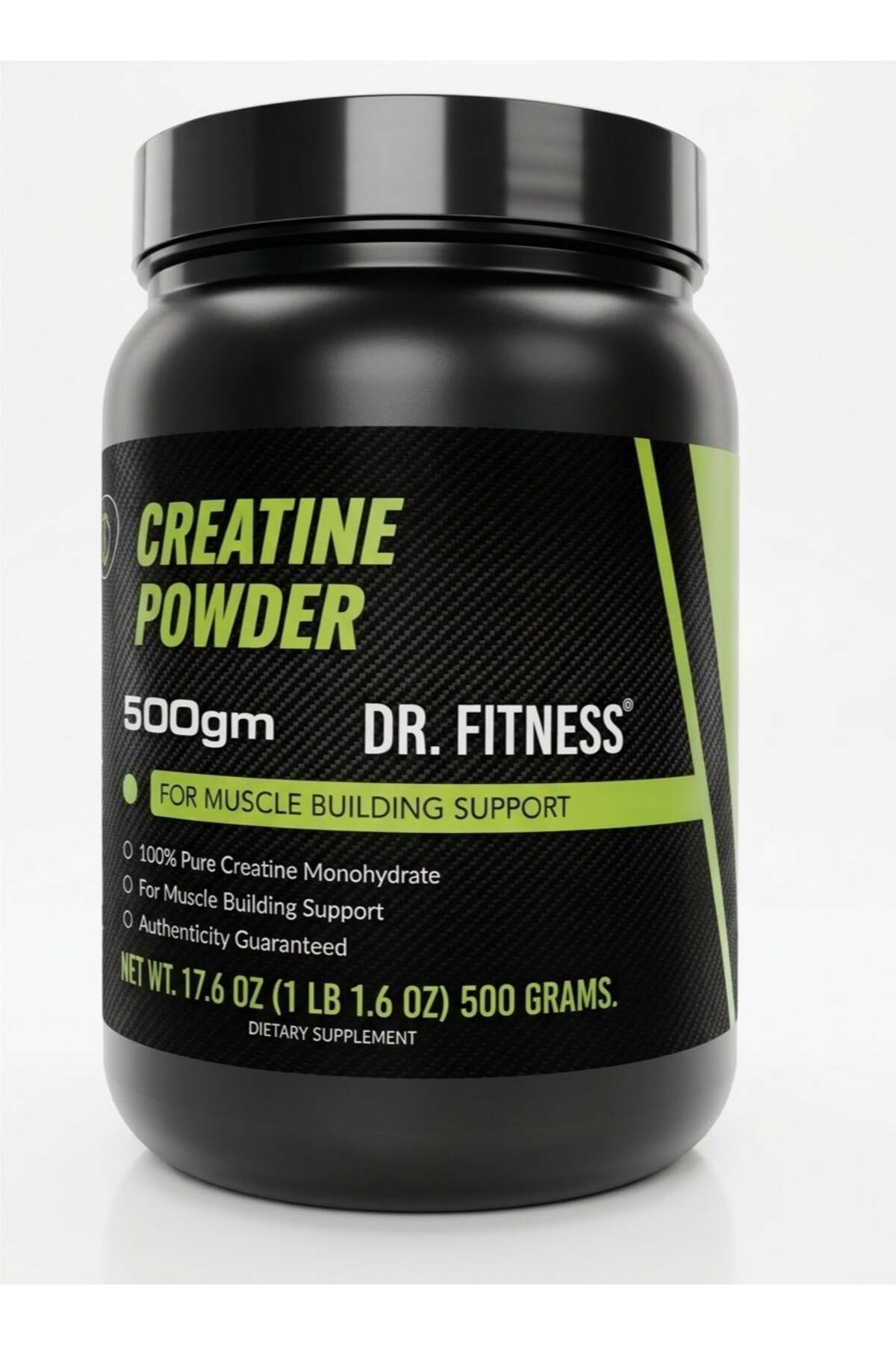 DR.FITNESS Pure Creatine Monohydrate Micronized Powder For Muscle ...