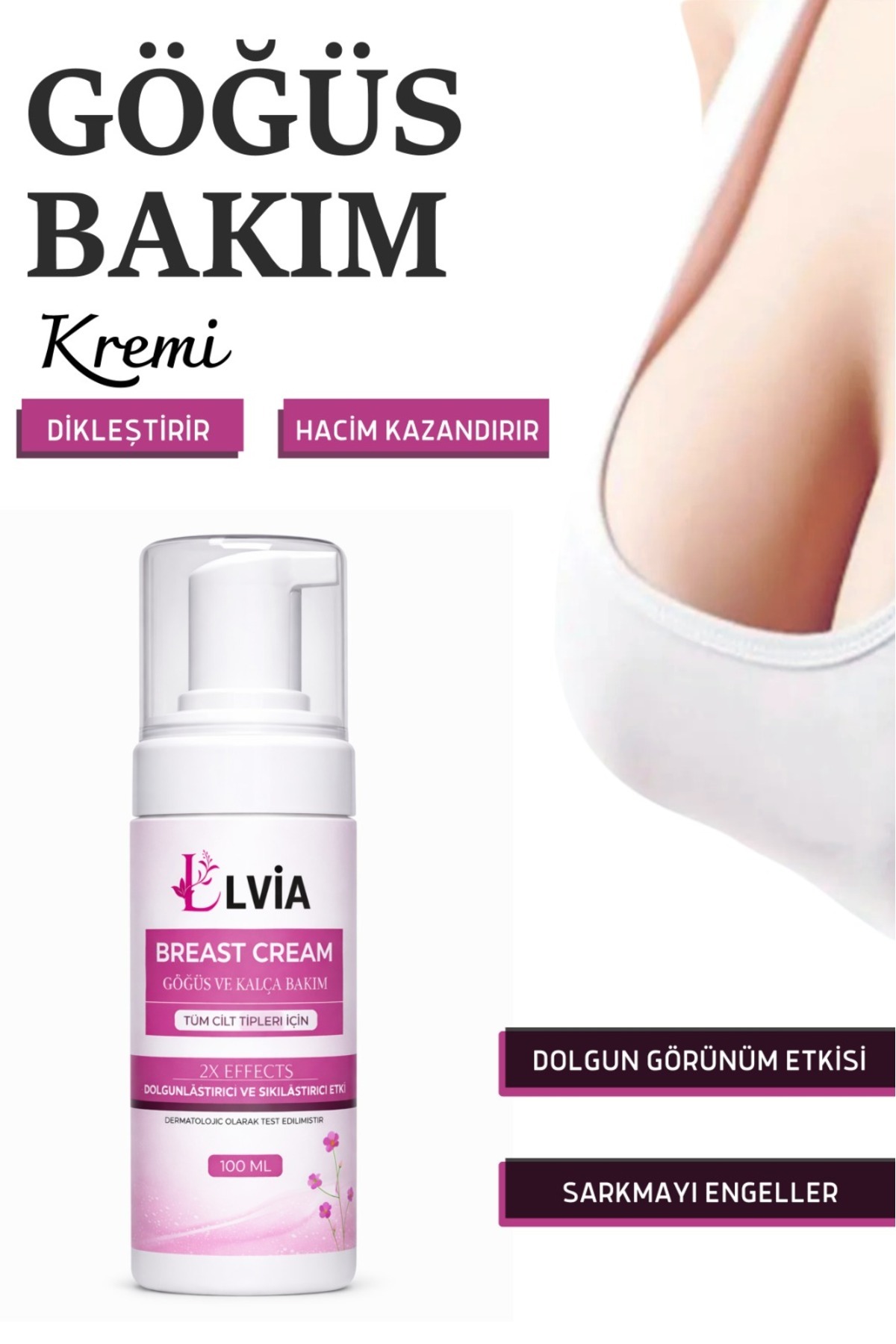 LVİA Göğüs Ve Kalça ,büyütcü,. Şekillendirici, Dolgunlaştırıcı, Çatlak ...