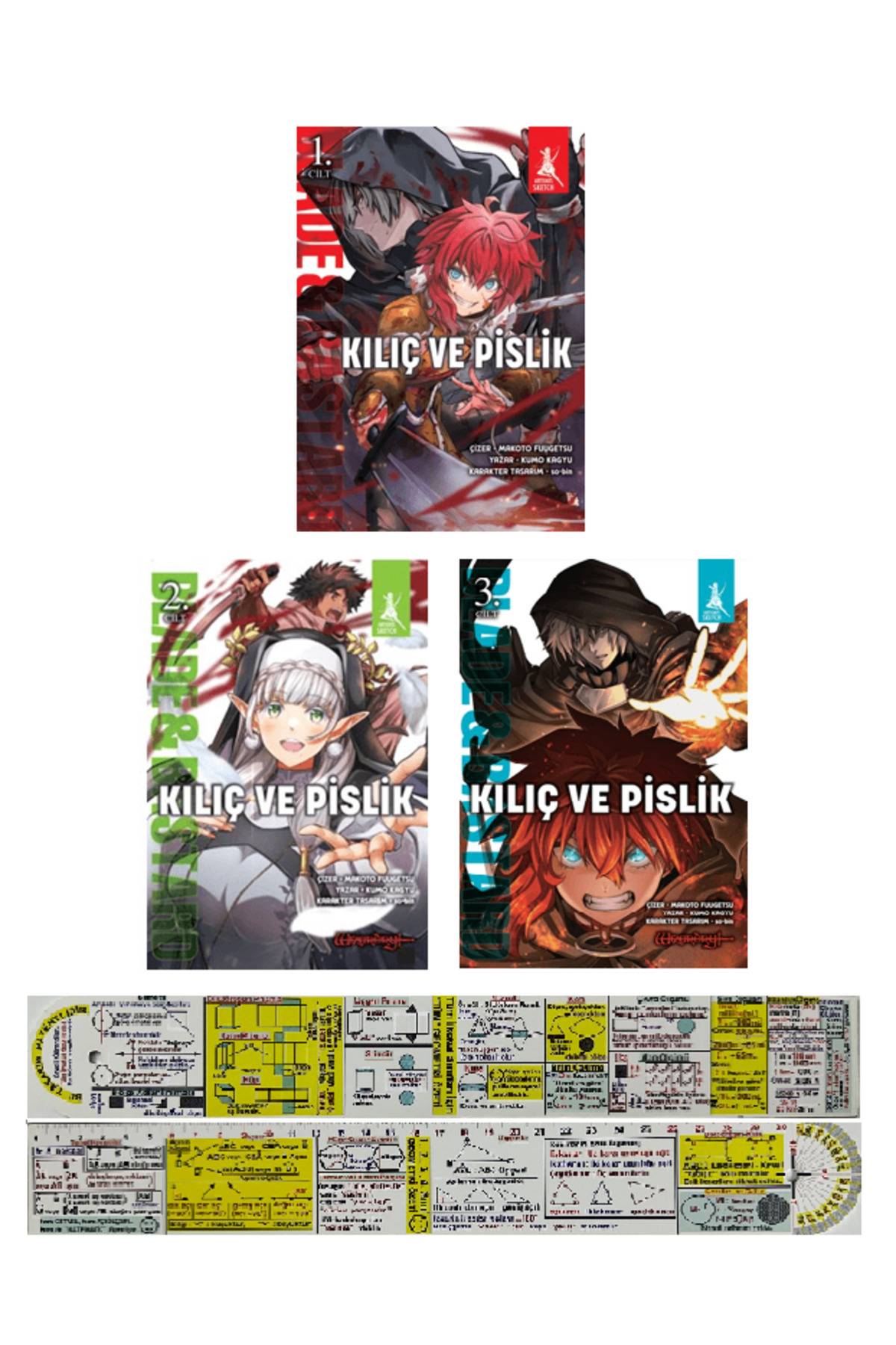 Artemis Yayınları Kılıç ve Pislik 1-2-3. Ciltler Manga Seti + Özel ...