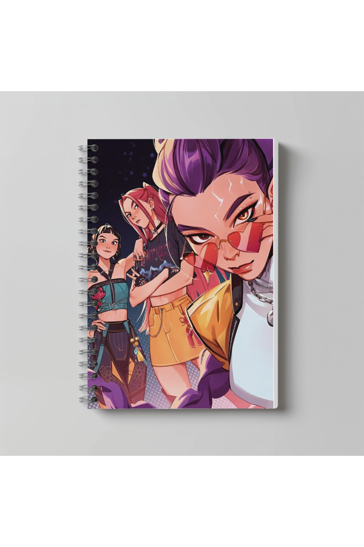 nihonwosekai K Pop Demon Hunters Anime A4 Size 60 Sheets Unlined ...