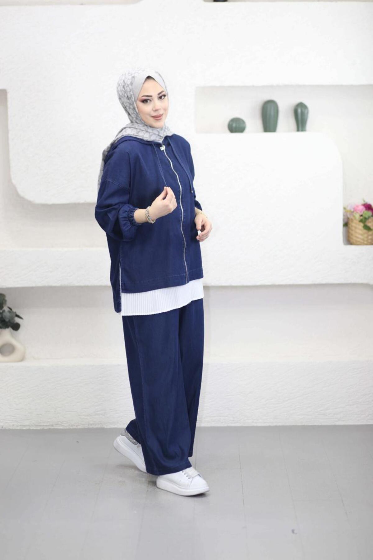 My City 5869 - Stylish Comfortable Thin Denim Fabric Women's Soft Pants ...
