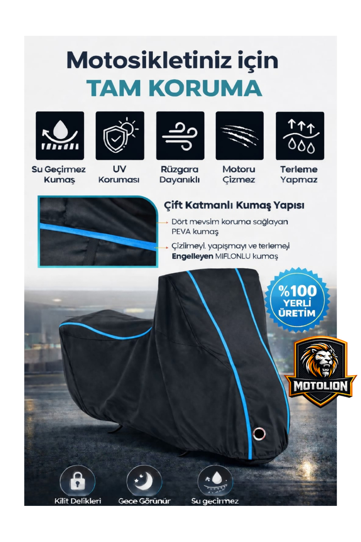 autolion غطاء محرك Sym Xpro 125 باللون الأسود-النيون، غطاء محرك ...