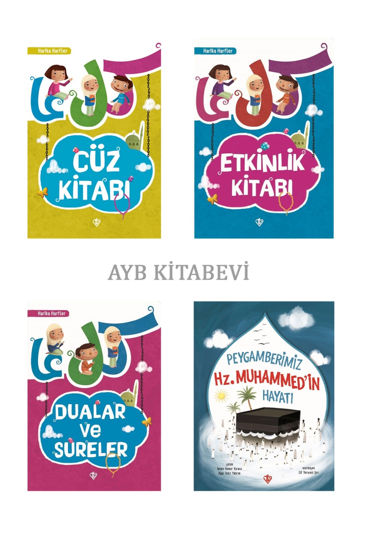 Diyanet İşleri Başkanlığı Harika Harfler Cüz Kitabı+Etkinlik Kitabı ...