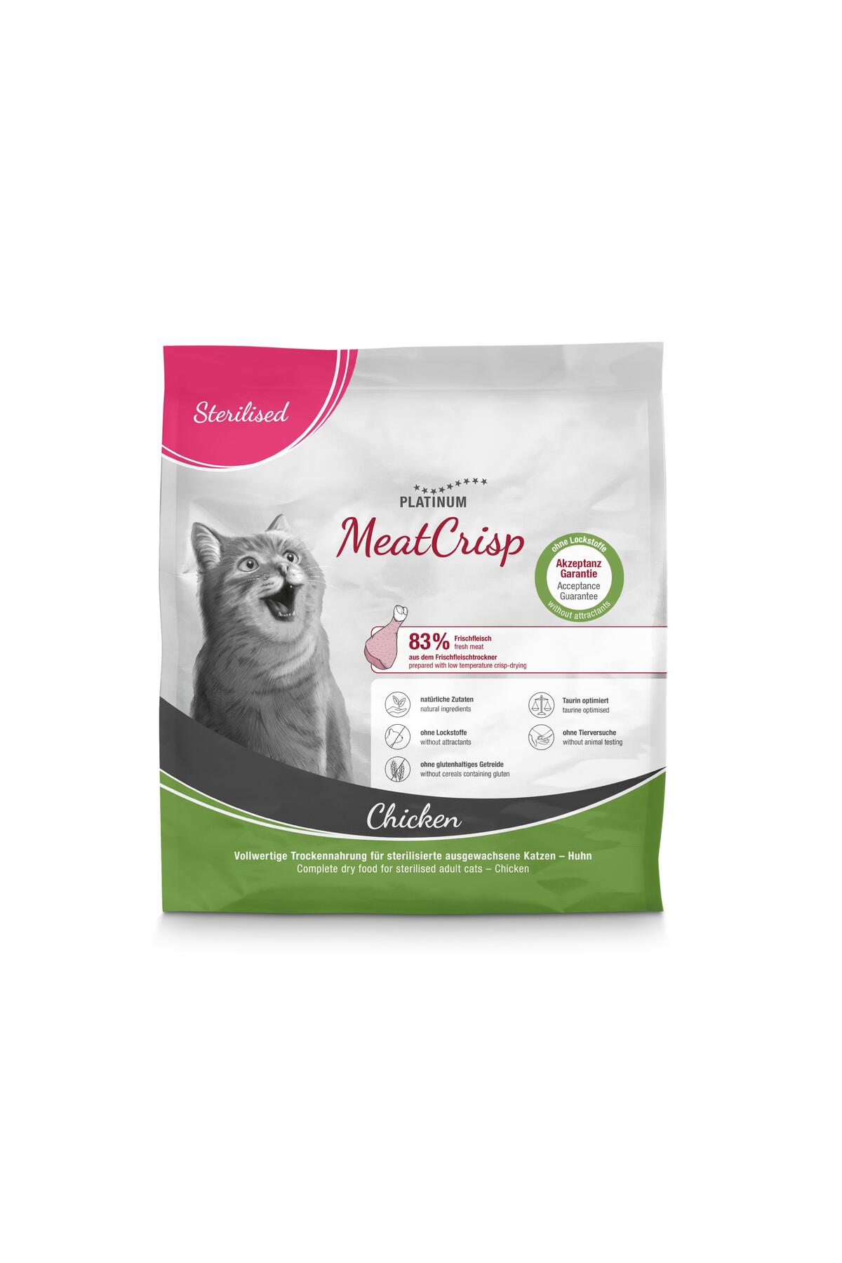 Platinum MeatCrisp Tavuklu Kısır Kedi Maması 400gr - Fiyatı, Yorumları