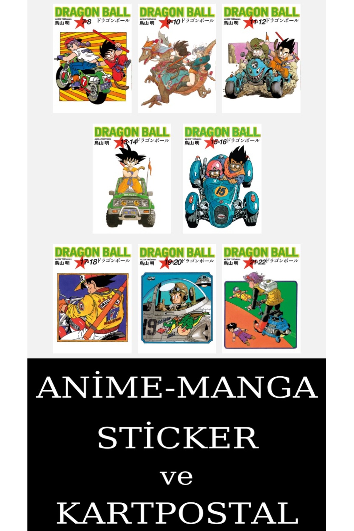 Gerekli Şeyler Yayıncılık Dragon Ball 7&8-9&10-11&12-13&14-15&16-17&18 ...