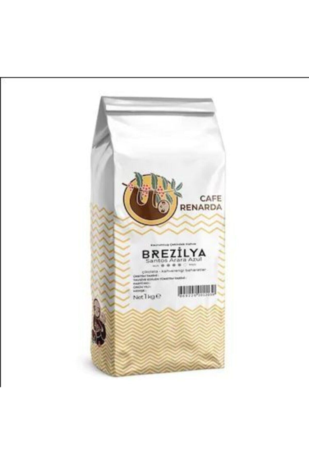 Kahve Cafe Renarda Brezilya Santos Kavrulmuş Yöresel Çekirdek 1 Kg ...