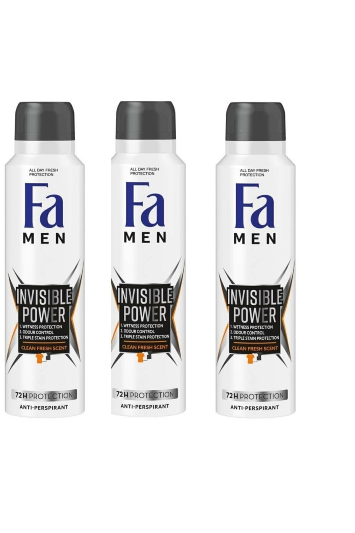Fa Men Invısıble Power Deosprey X 3 Adet Men Fiyatı, Yorumları - TRENDYOL
