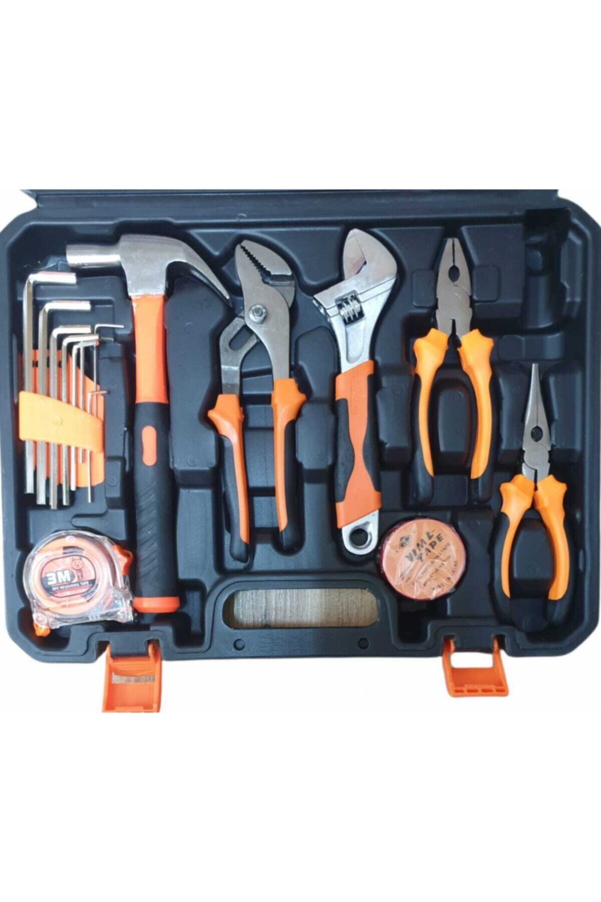 asafyapimarket Asafyapımarket 47 Piece Hand Tool Set Pliers Screwdriver ...