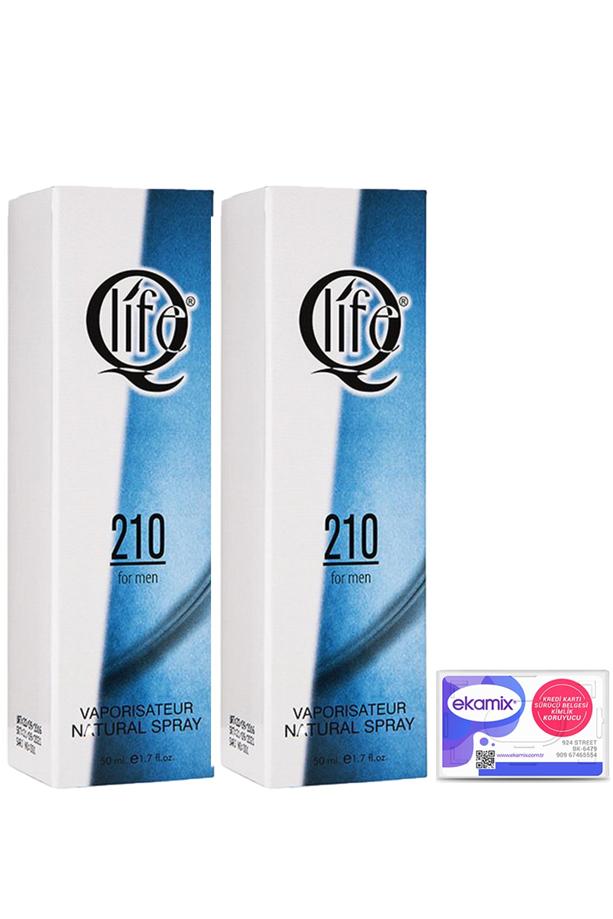 Qlife Qlife Erkek Parfümü No:210 50cc 2li Set - Fiyatı, Yorumları