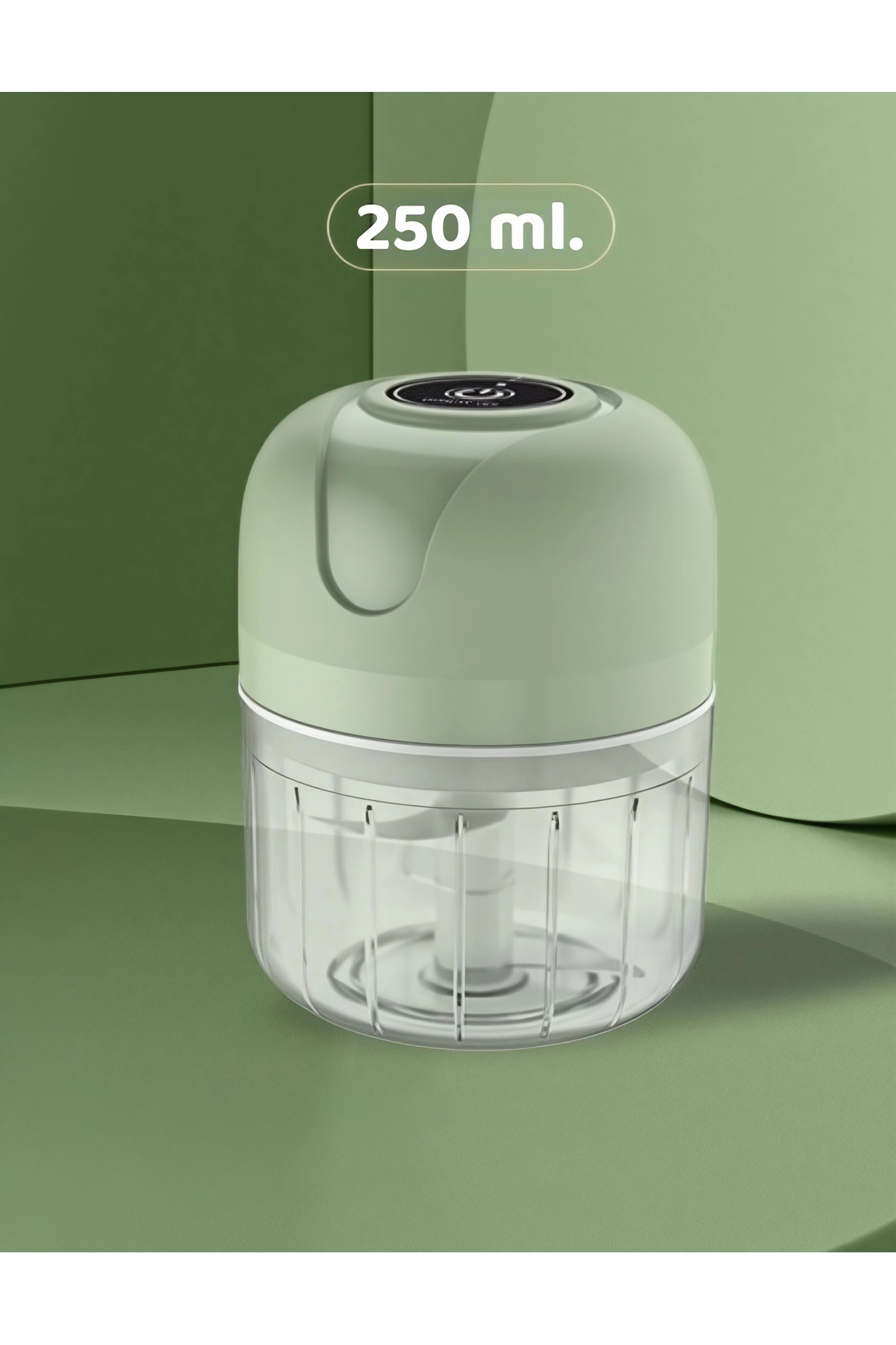 Go İthalat Usb Şarjlı Mini Rondo Doğrayıcı Blender 3 Bıçaklı 250 ml 45W ...