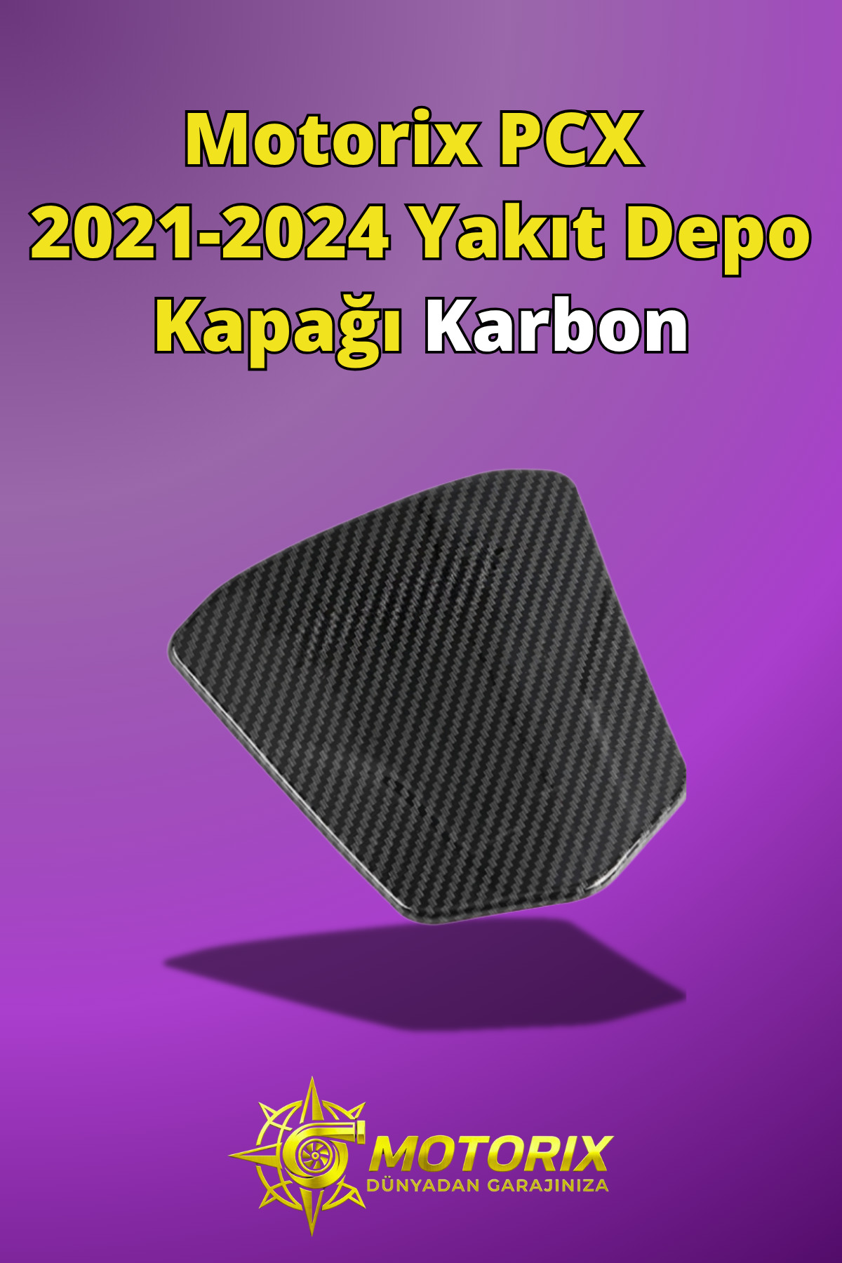 Motorix PCX 2021-2024 Yakıt Depo Kapağı - Karbon - Fiyatı, Yorumları