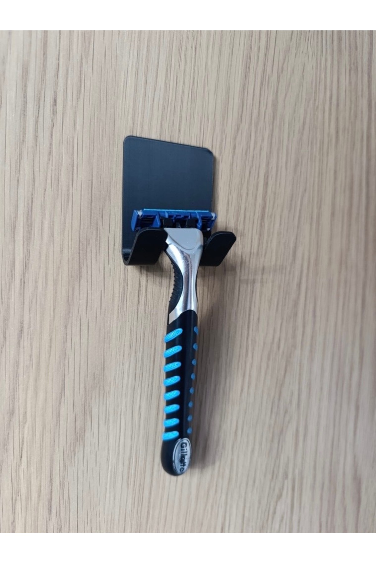 Home Siyah Yapışkanlı Tıraş Bıçağı Askısı Duvar Askılığı Banyo ...