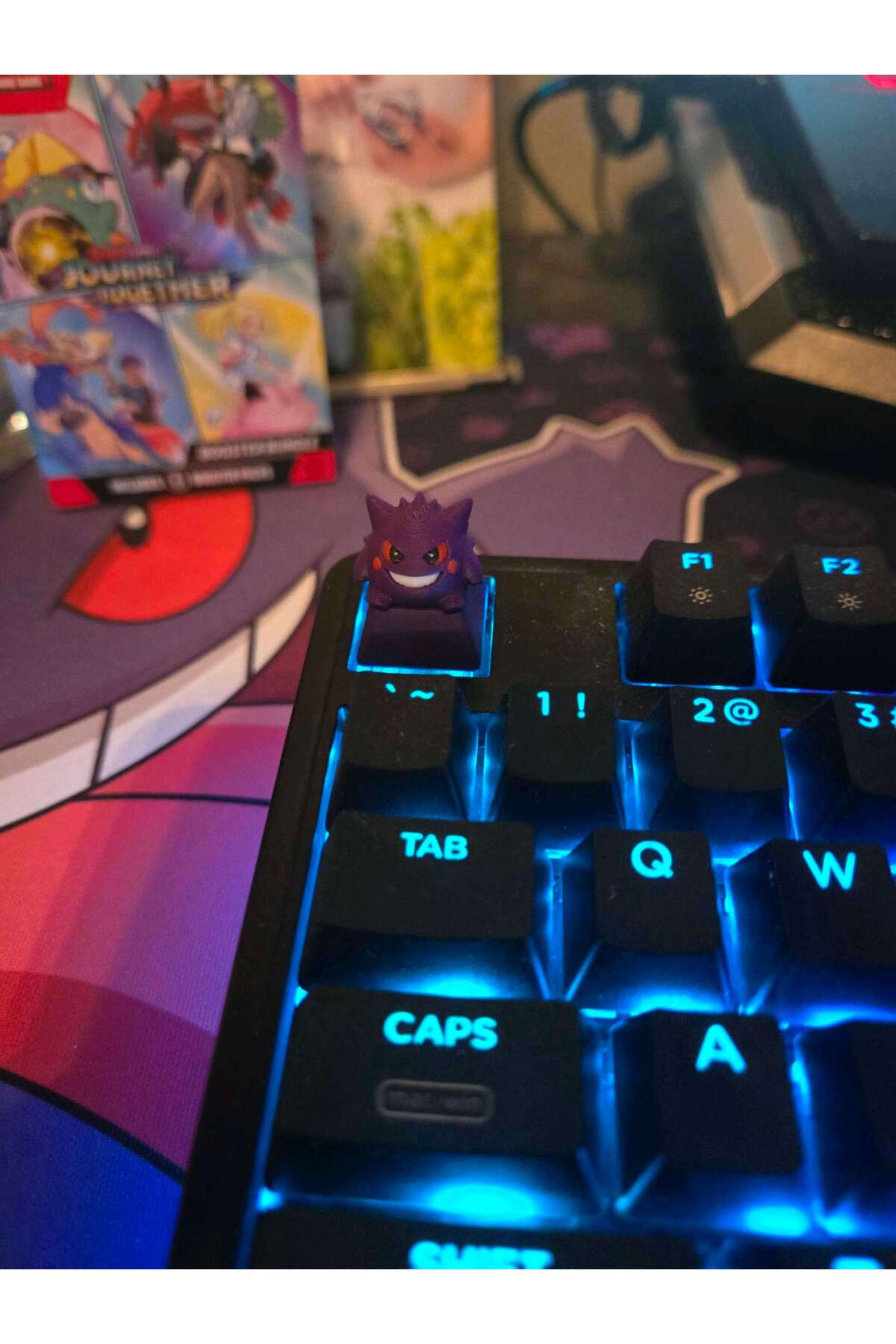 Print Zone Gengar Pokemon Mekanik Klavye Tuşu (Keycap) 3 Adet - Mekanik ...