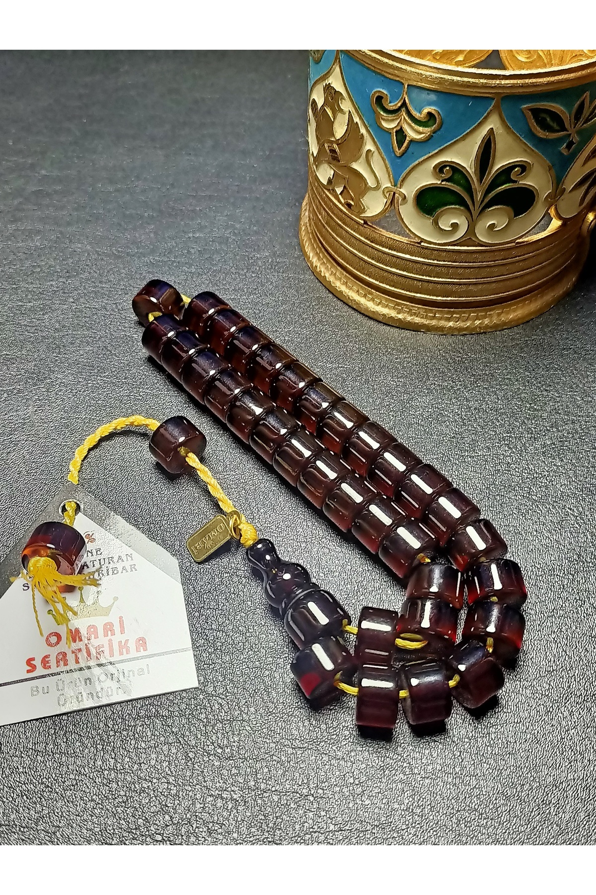 METEBAZAAR 11X7,5 mm Omari İmzalı 1.Sınıf Alman Faturan Orjinal sıkma ...