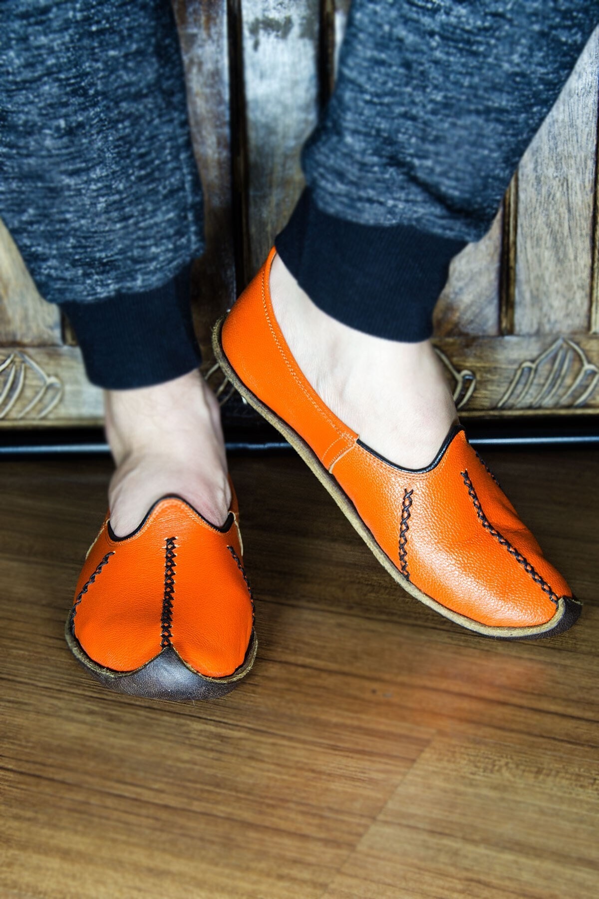 Zugazo Dikişli Model Turuncu Yemeni Zugazo Dikişli Model Turuncu Yemeni