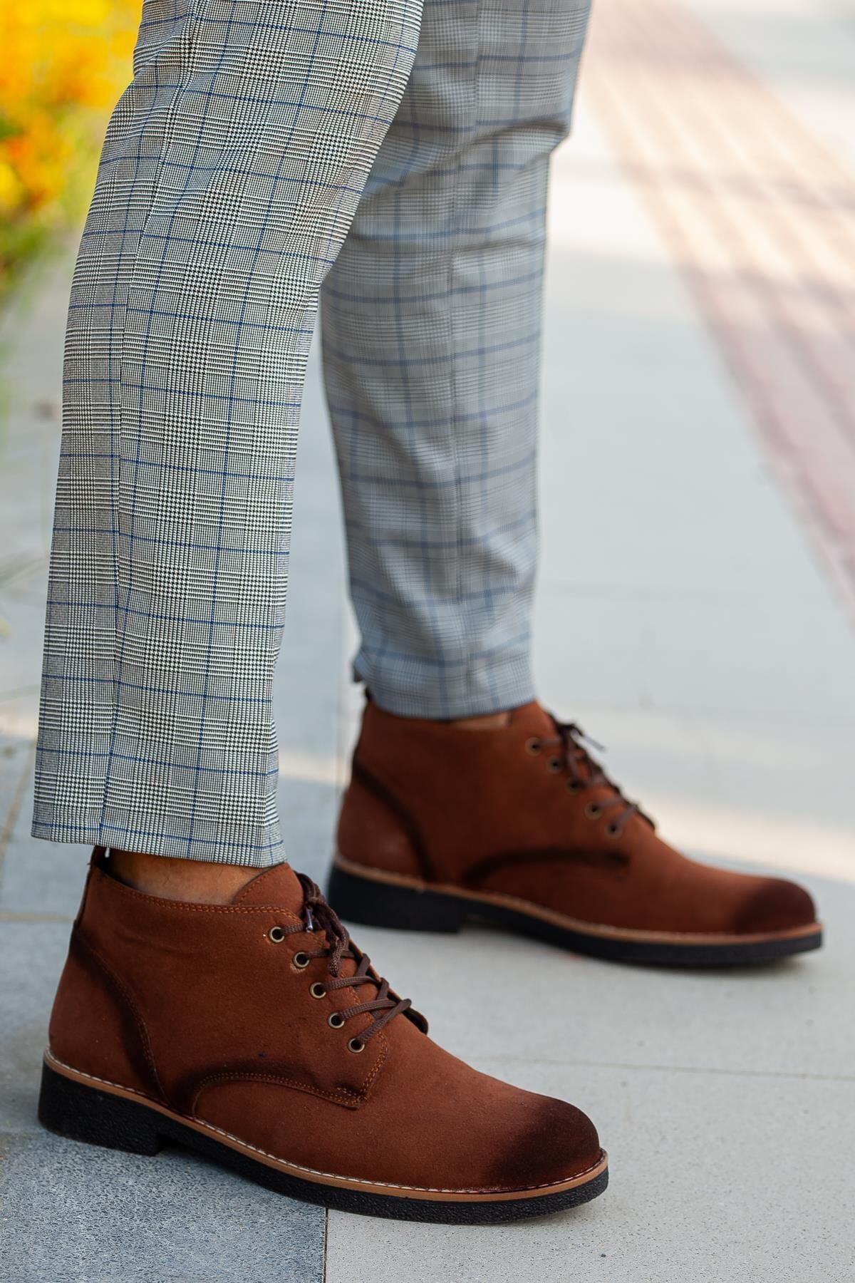 MUGGO Erkek Kahverengi Bot M202