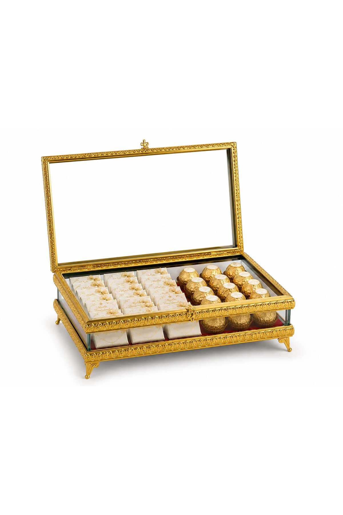 BEEJA Lüks Gold Bayram Çikolata Sunum Kutusu - Fiyatı, Yorumları
