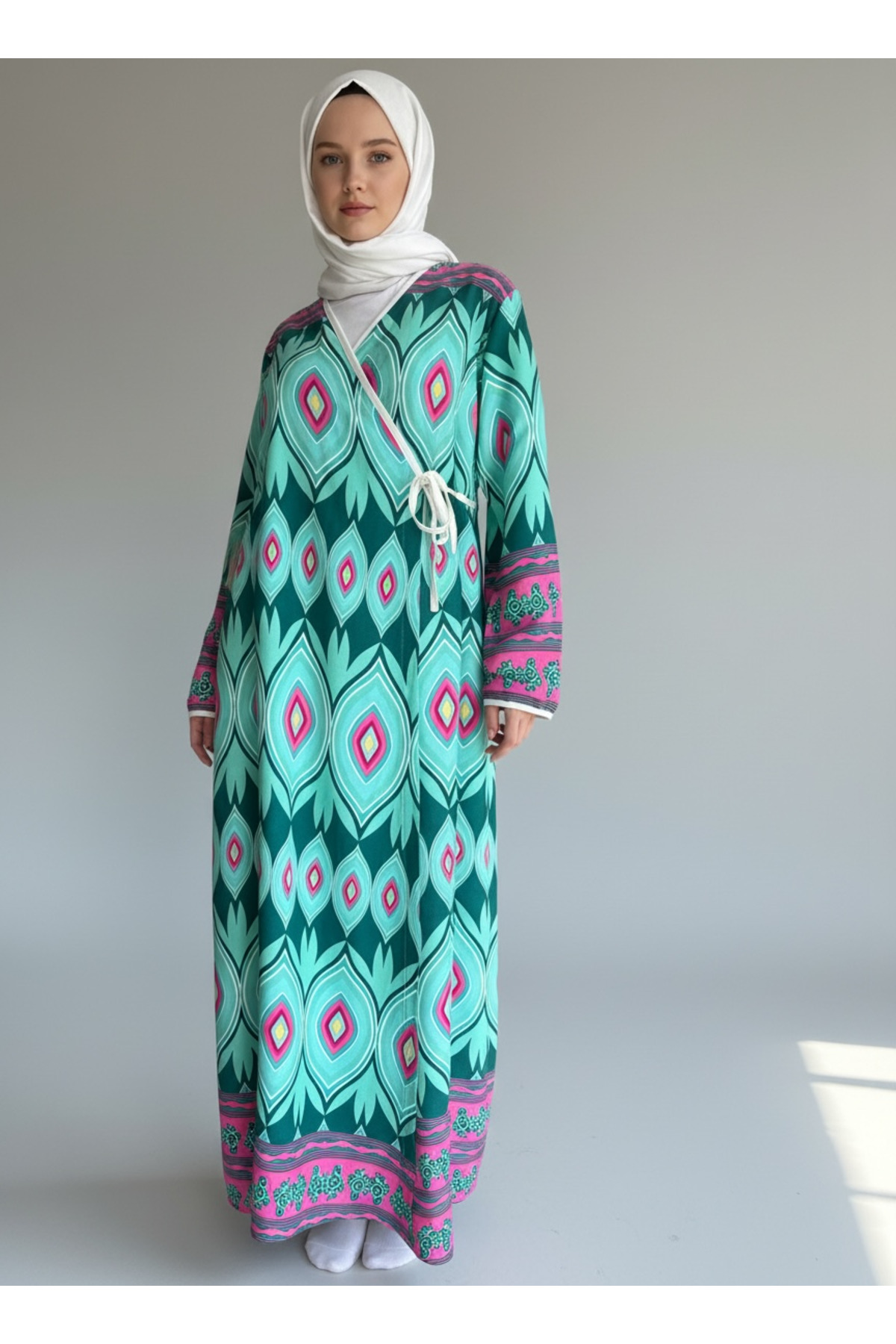 MERVIS BUTIK PAMUK VİSKON NAMAZ ELBİSESİ - Fiyatı, Yorumları