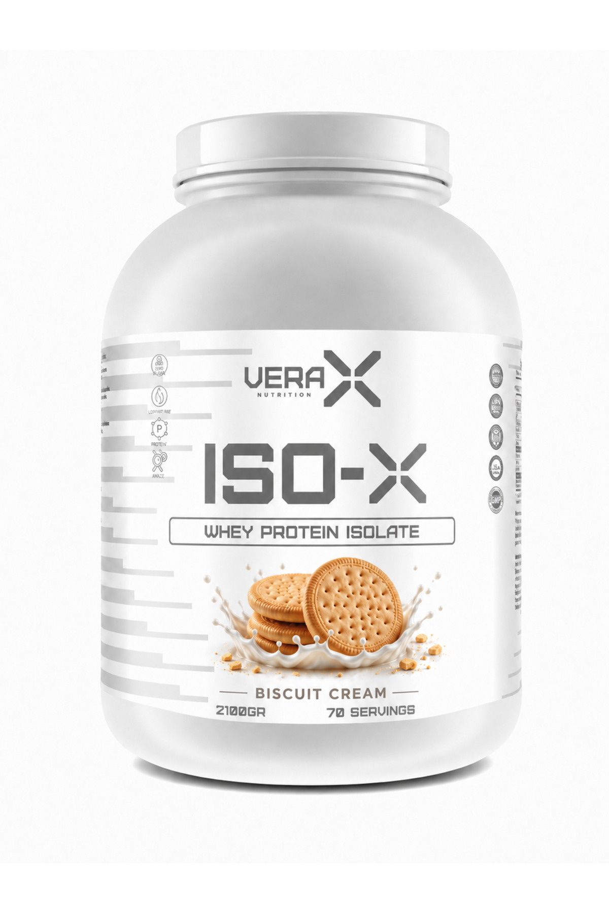 VERA-X NUTRITION VERA-X ISO-X Whey Protein Isolate 2100 Gr 70 Servis ...