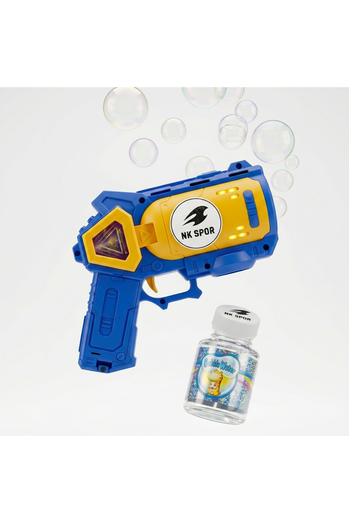 nkspor NK SPOR Çocuklar İçin Pilli Otomatik Bubble Gun Köpük Balon ...