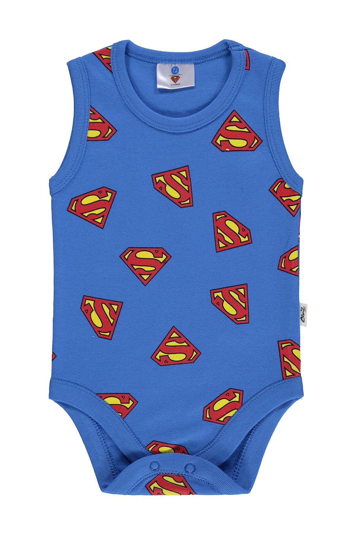 Civil Baby Superman Empirmeli 3-18 Ay Çıtçıtlı Badi - Mavi - Fiyatı ...