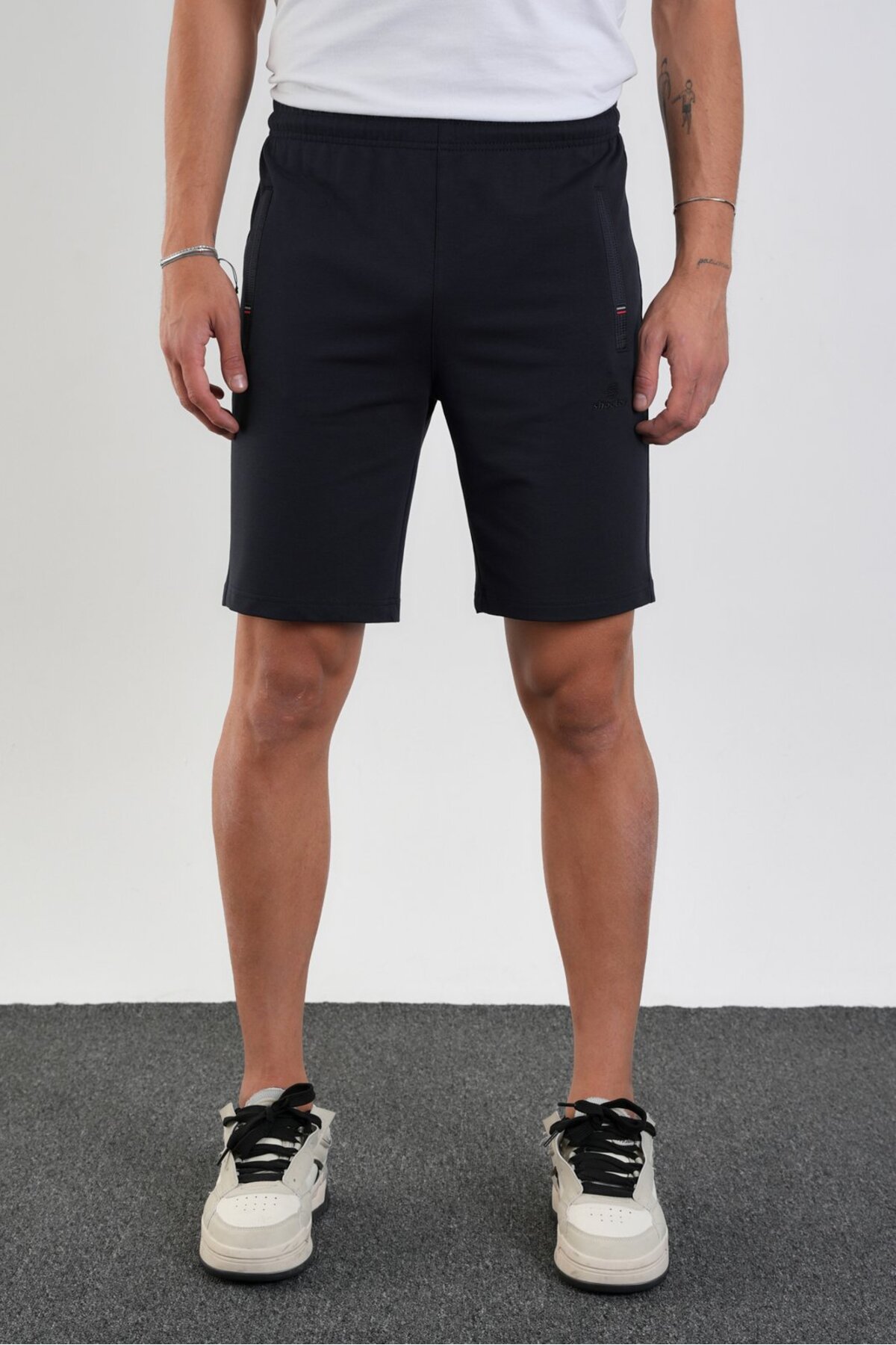 Shooter Sportswear Erkek Regular Fit Fermuar Cepli Pamuklu Şort ...