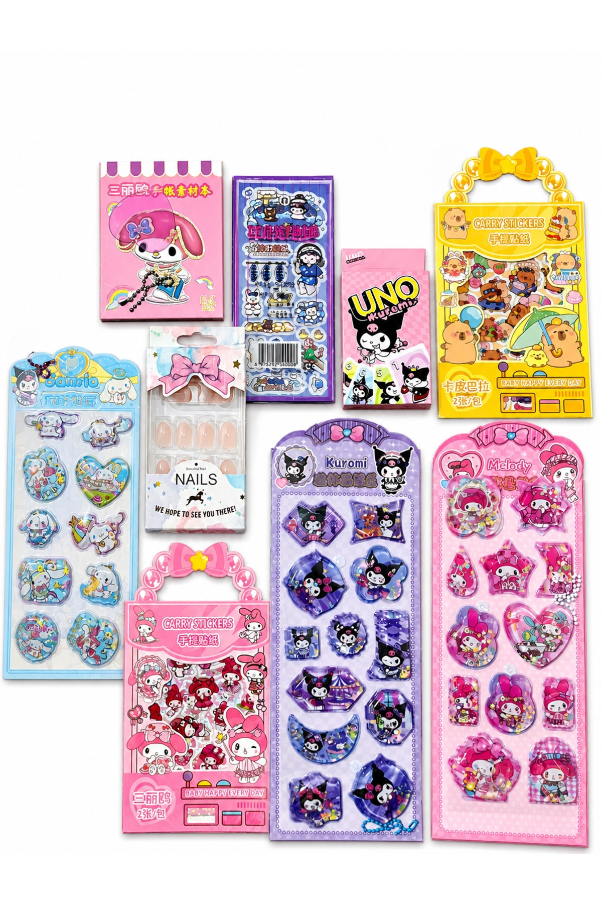 shop Sanrio Ve Kuromi my Melody Cinnamoroll Sticker Katolog - Fiyatı ...