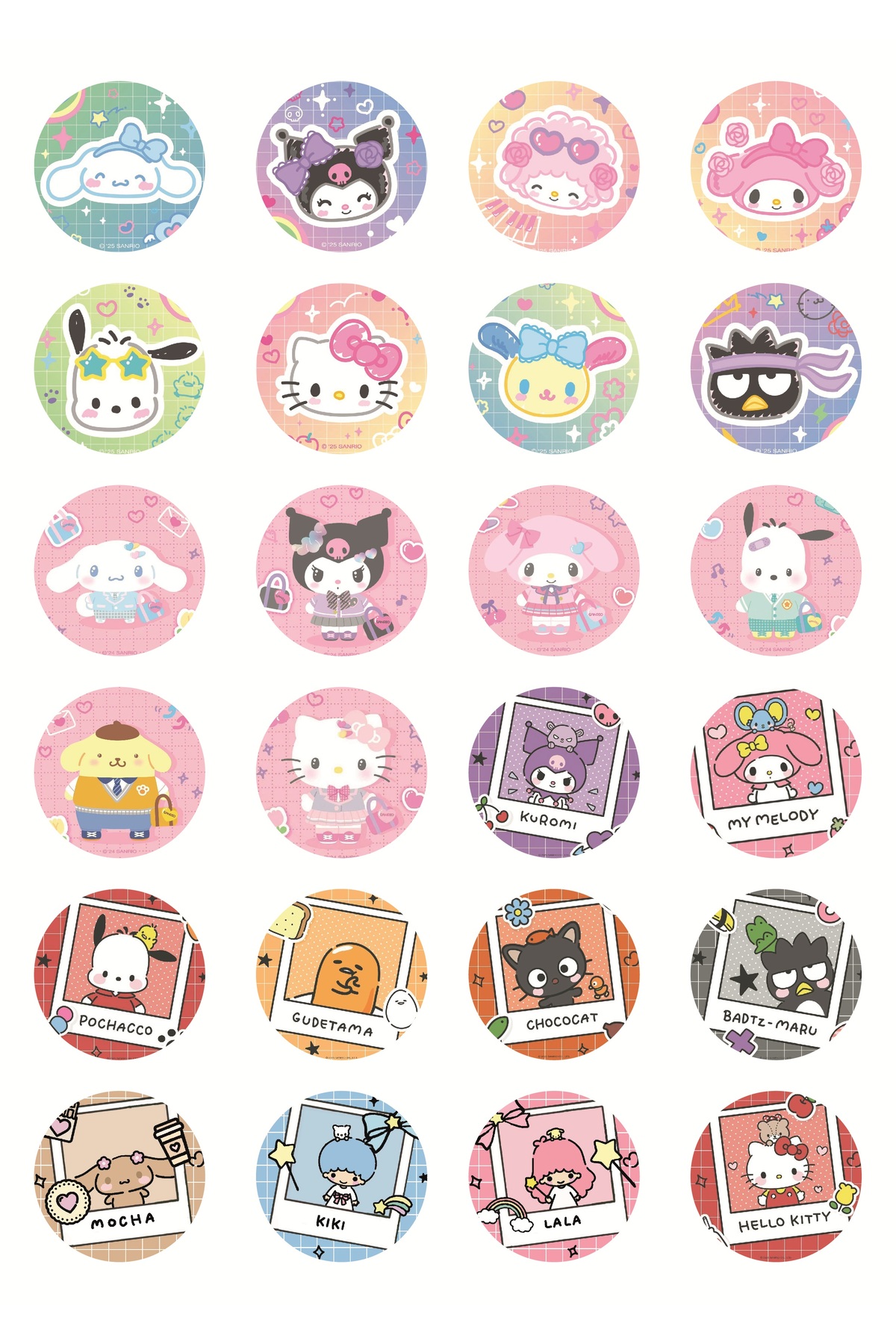 nihonwosekai Sanrio Kuromi My Melody Hello Kitty Cinnamoroll Anime ...
