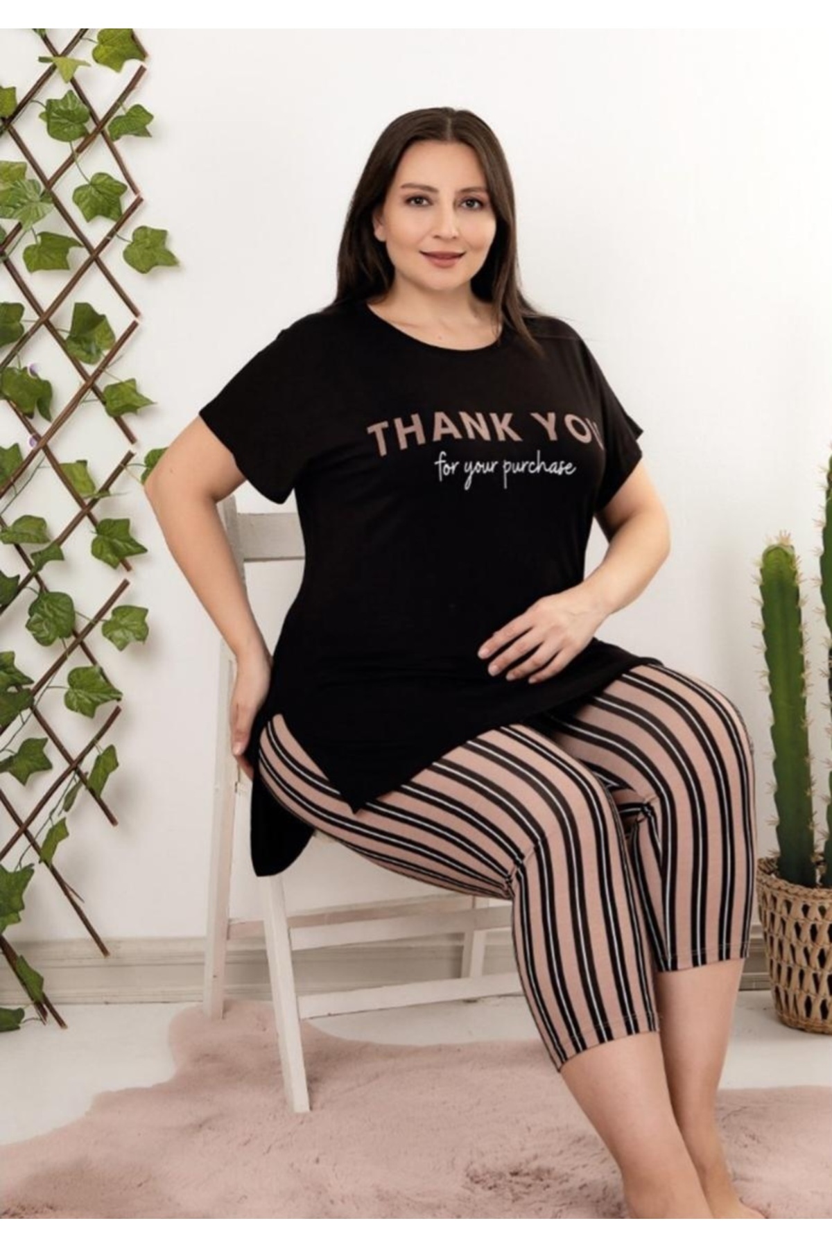 RAHAF TİCARET Kadın Büyük Beden Pijama Takımı - Fiyatı, Yorumları