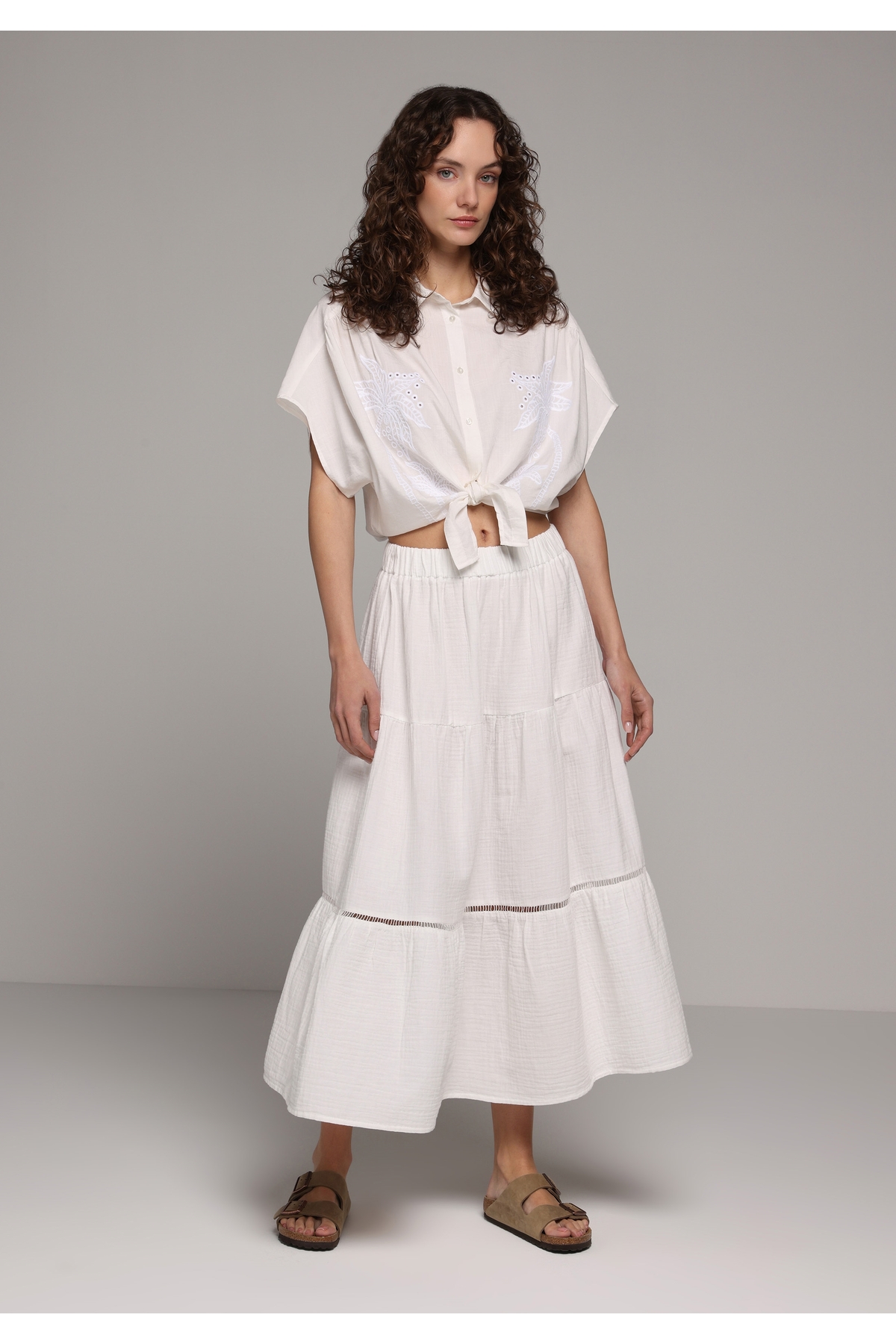 Colin’s Maxi Length Düz Kadın Beyaz Etek - Fiyatı, Yorumları