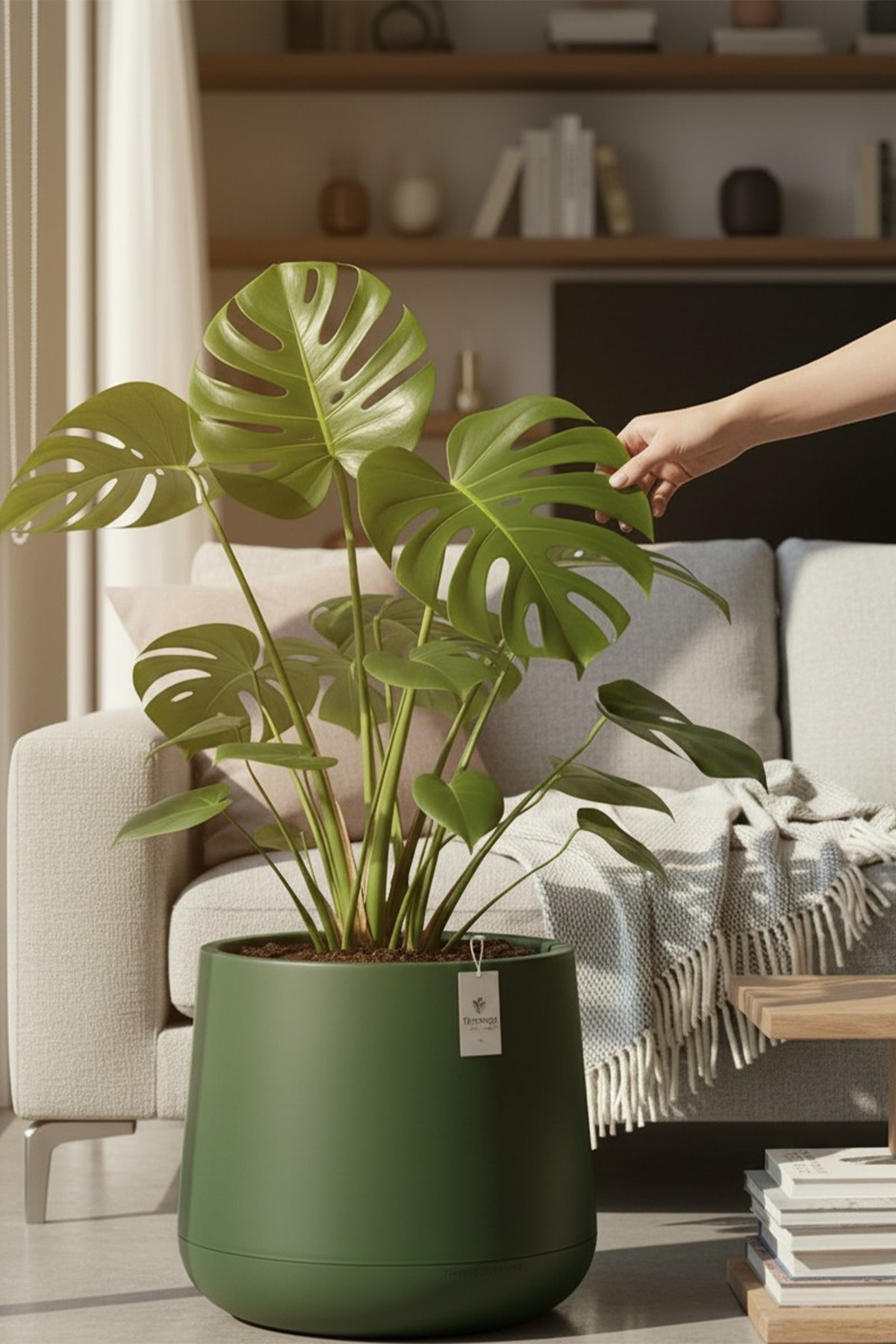 TEMMUZ HOME 7 Litre Modern Tasarım Atlas Çiçek ve Bitki Saksısı ...