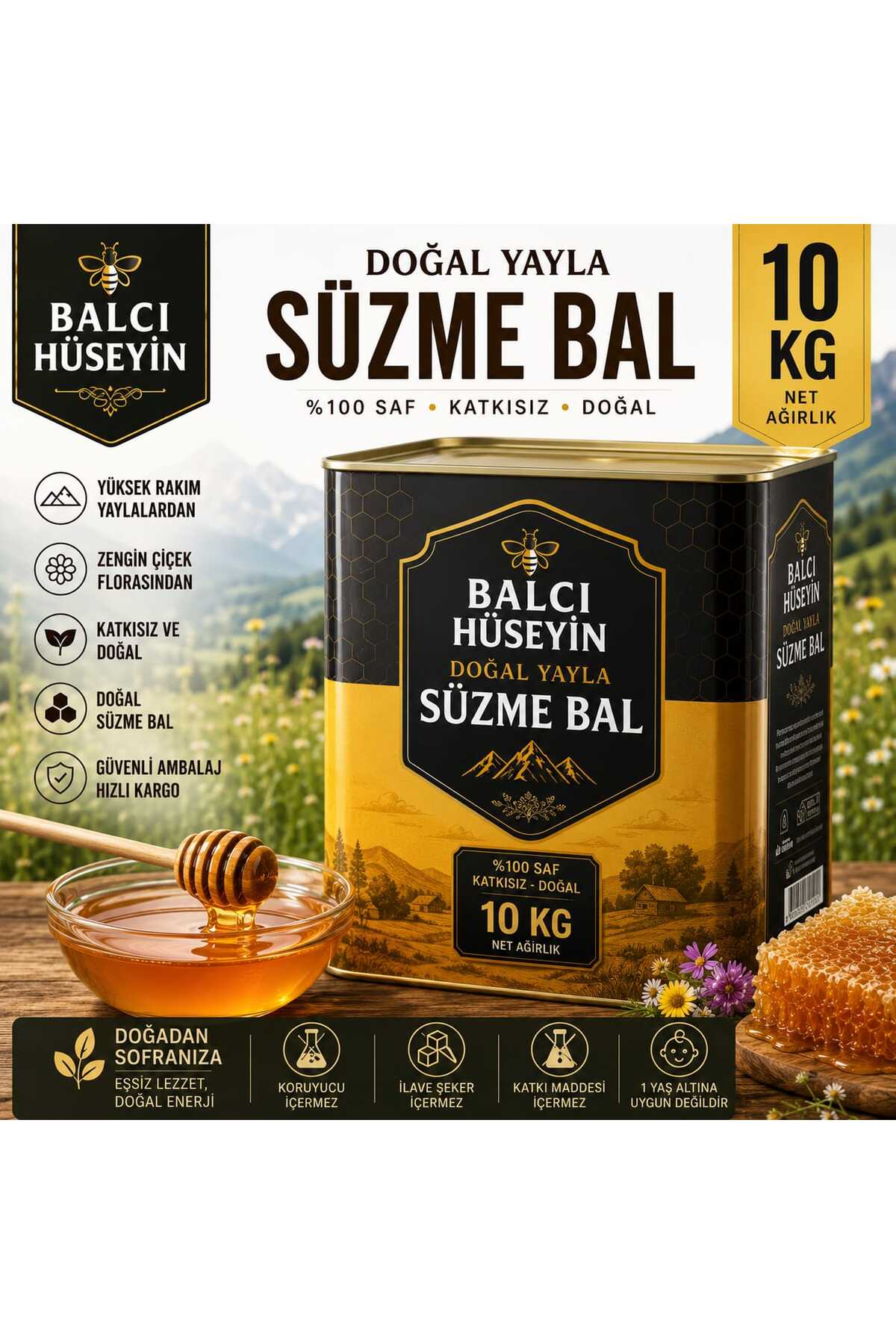 BALCI HÜSEYİN 10KG SÜZME BAL - Fiyatı, Yorumları