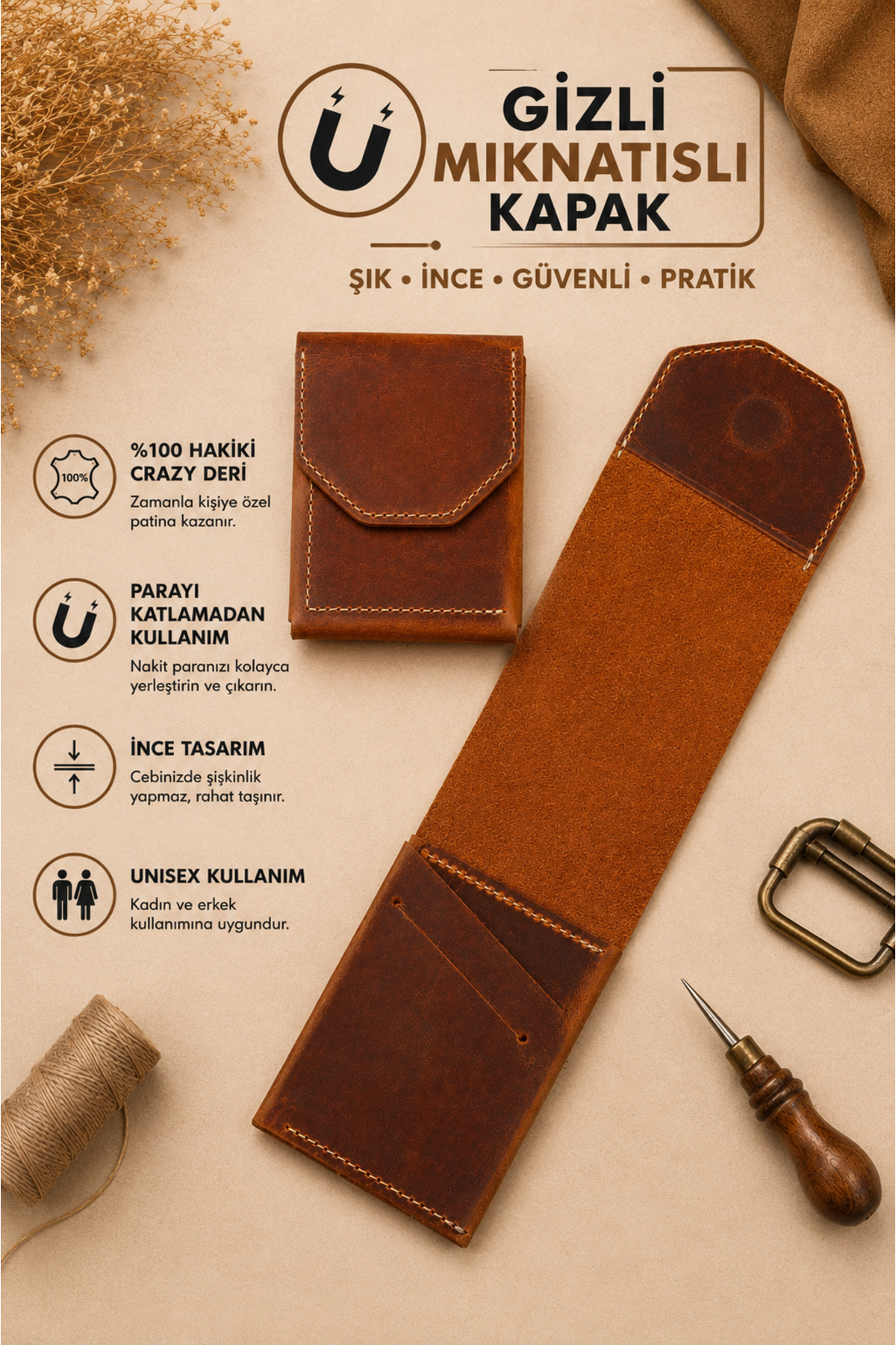 Wibego Will Good Be 100% Genuine Crazy Leather Money Portfolio ...