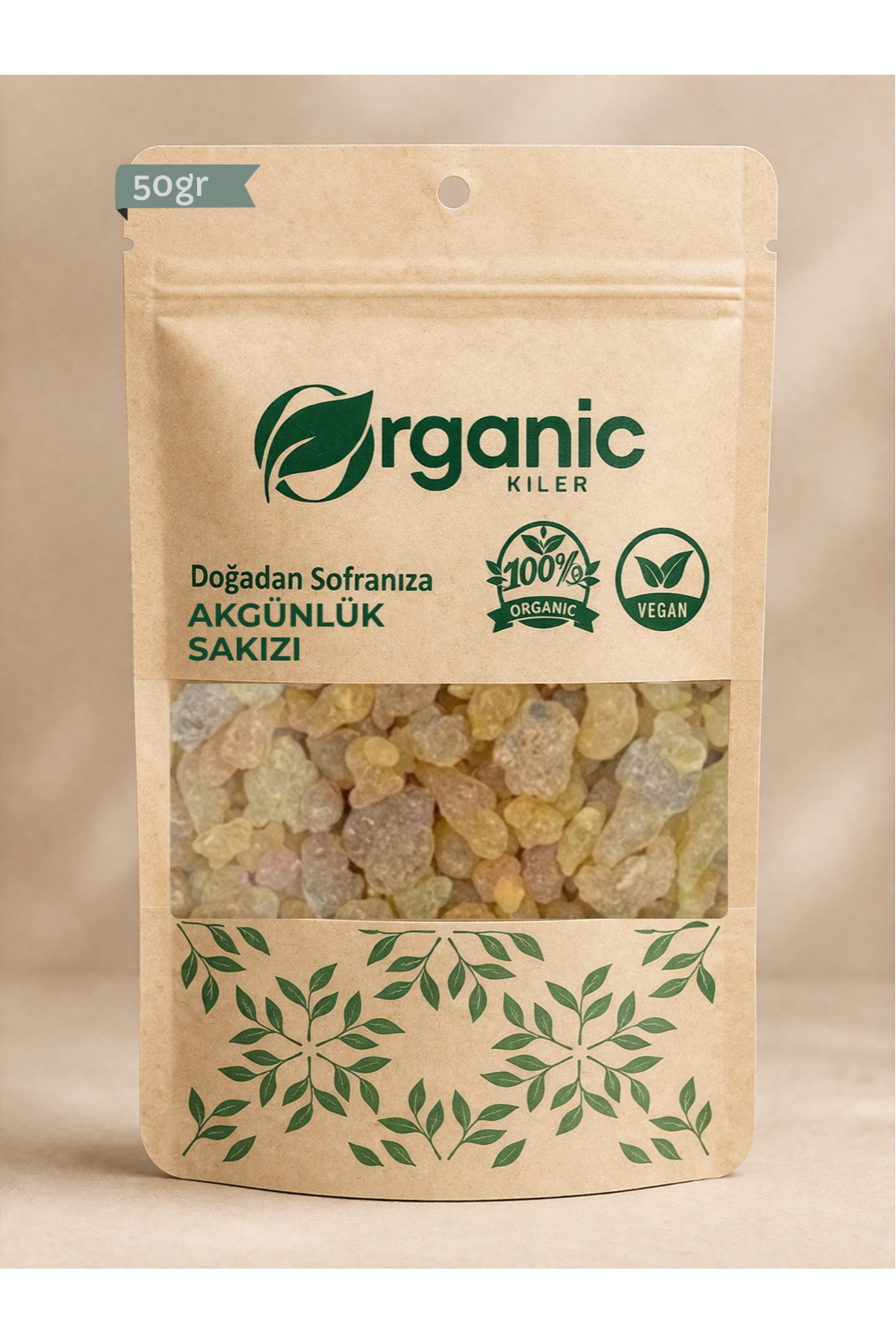 Organic Kiler Akgünlük Sakızı 50gr - Premium Kalite & Doğal Reçine ...