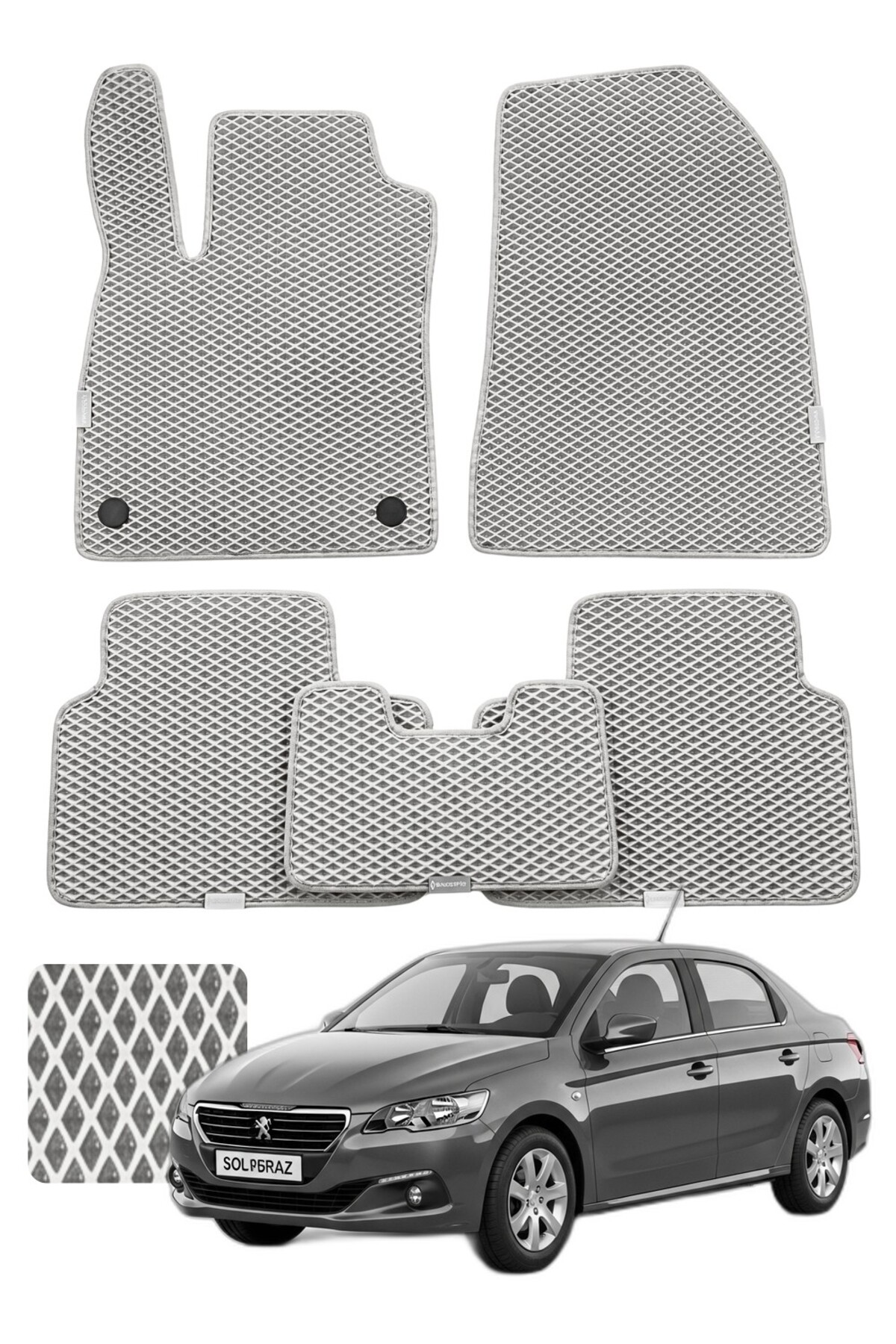 Evanotion Peugeot 301 2012 ve sonrası Özelleştirilebilir Premium Eva ...