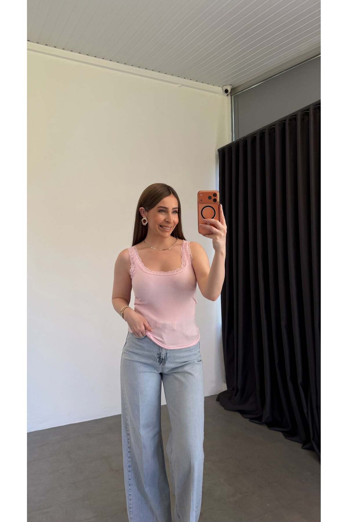 elif teke Fitilli Dantelli Basic Atlet Pembe - Fiyatı, Yorumları