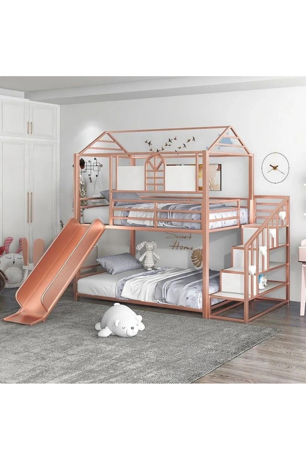 Sare trade Hernest LOFT TARZI OYUN EVİ RANZA RENK SAFİR MEŞE - Fiyatı ...