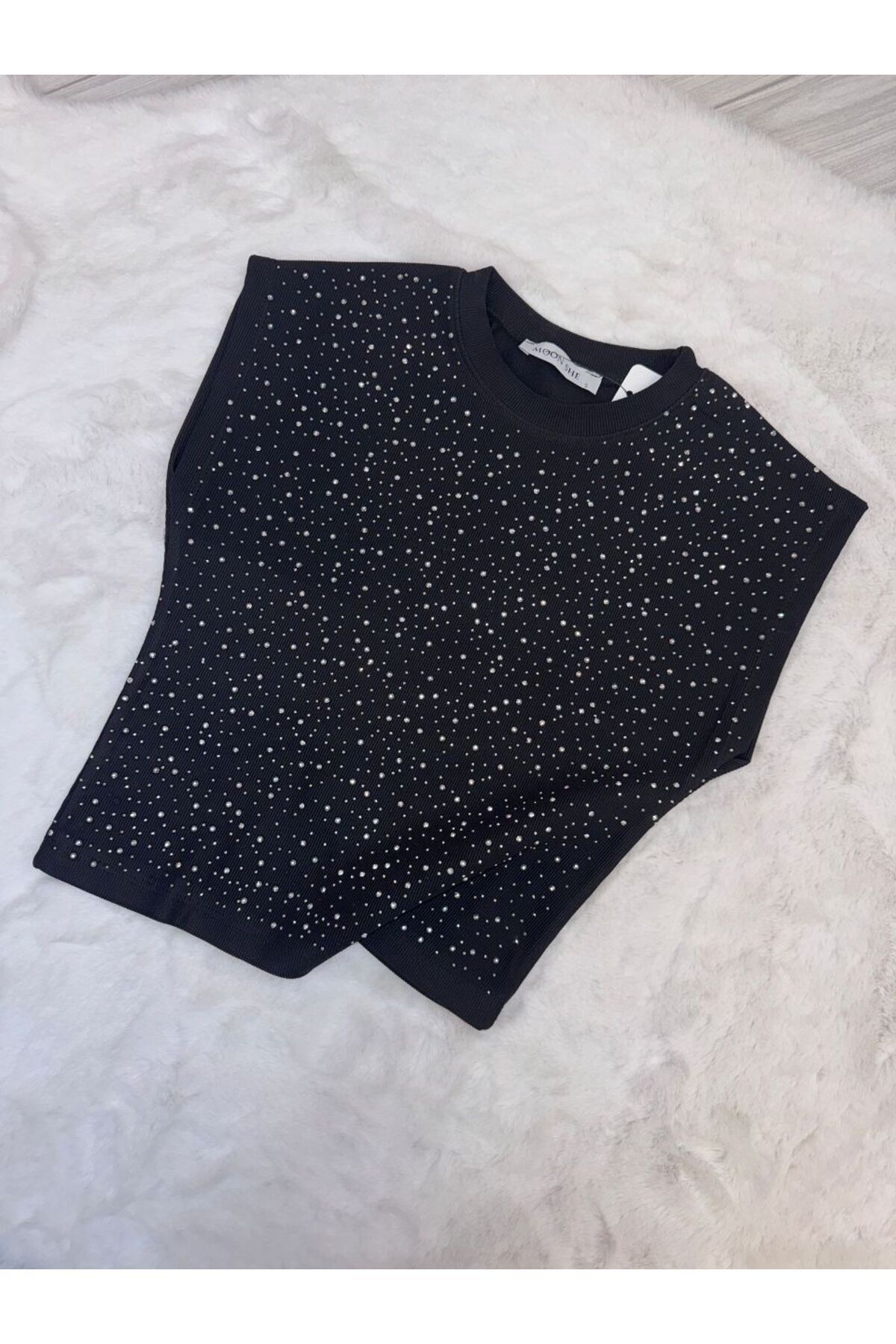 GK LUXURY & FASHION TAŞLI KOLSUZ BLUZ OTTOMAN KUMAŞ BLUZ - Fiyatı ...