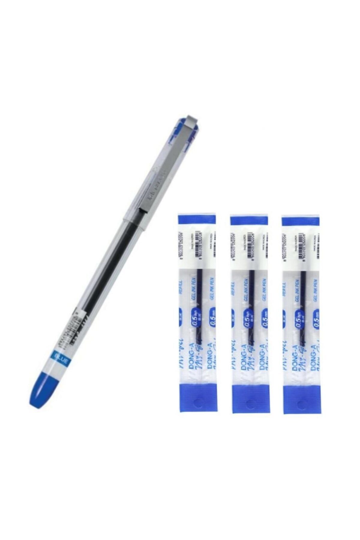 Dong A Mavi My Gel 0.5mm Ince Iğne Uçlu Jel Kalem 1 Adet Ve Kalem ...