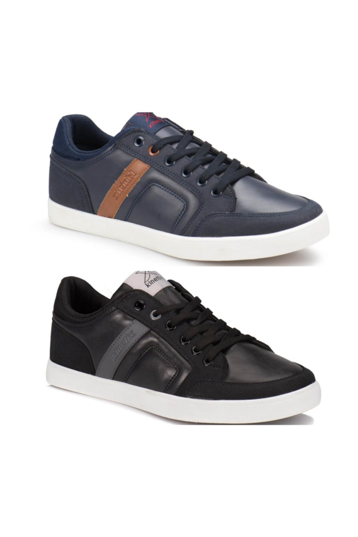 Kinetix Erkek Siyah Gri Keya Günlük Spor Ayakkabısı