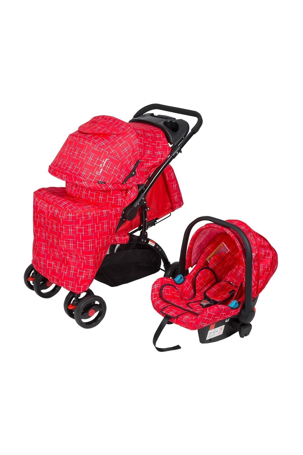 Pierre Cardin PC409 Aloin Travel Sistem Bebek Arabası - Kırçıllı Kırmızı Pierre Cardin PC409 Aloin Travel Sistem Bebek Arabası - Kırçıllı Kırmızı